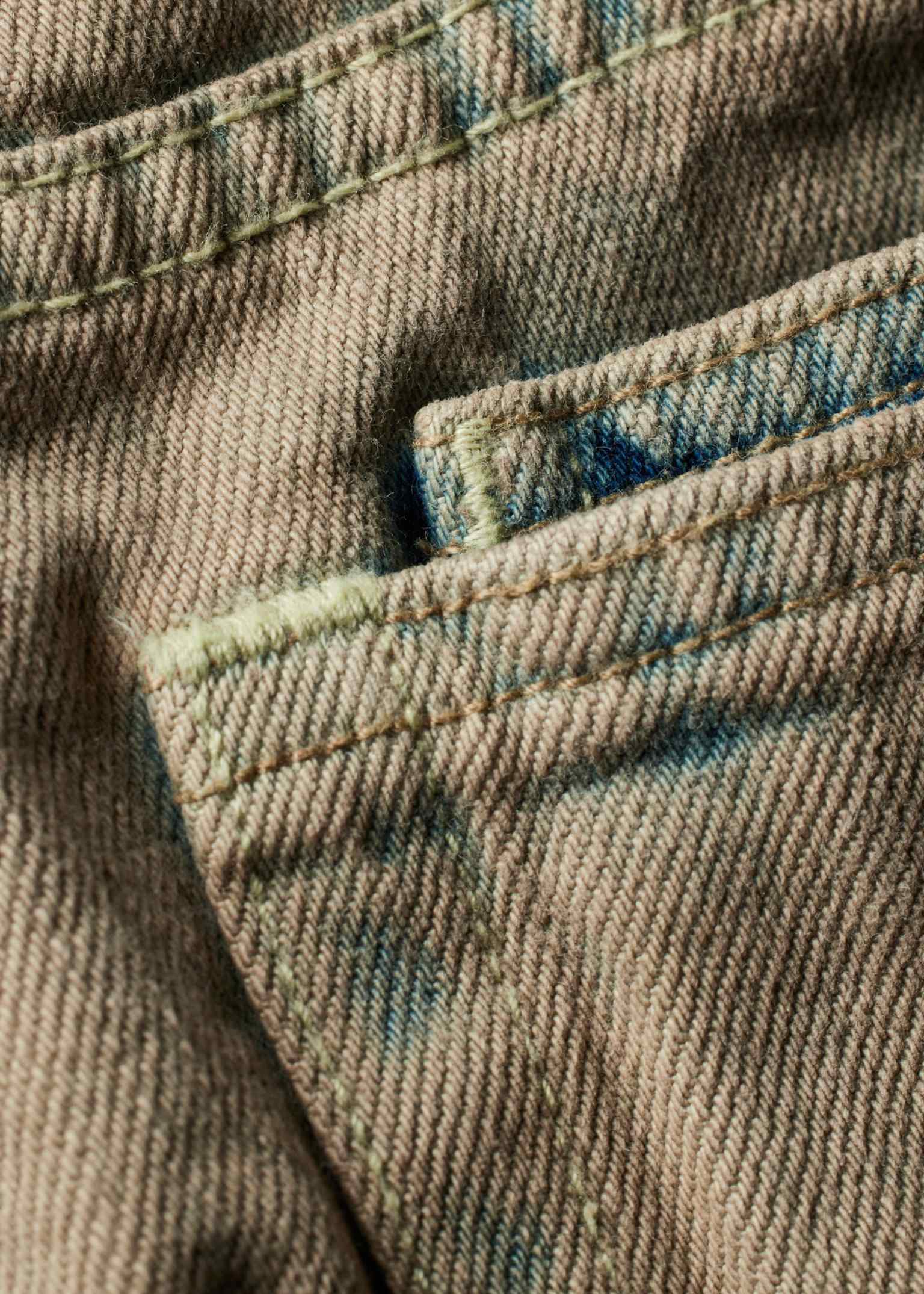 Men's Relaxed Tapered-Fit Bleach-Wash Jeans
