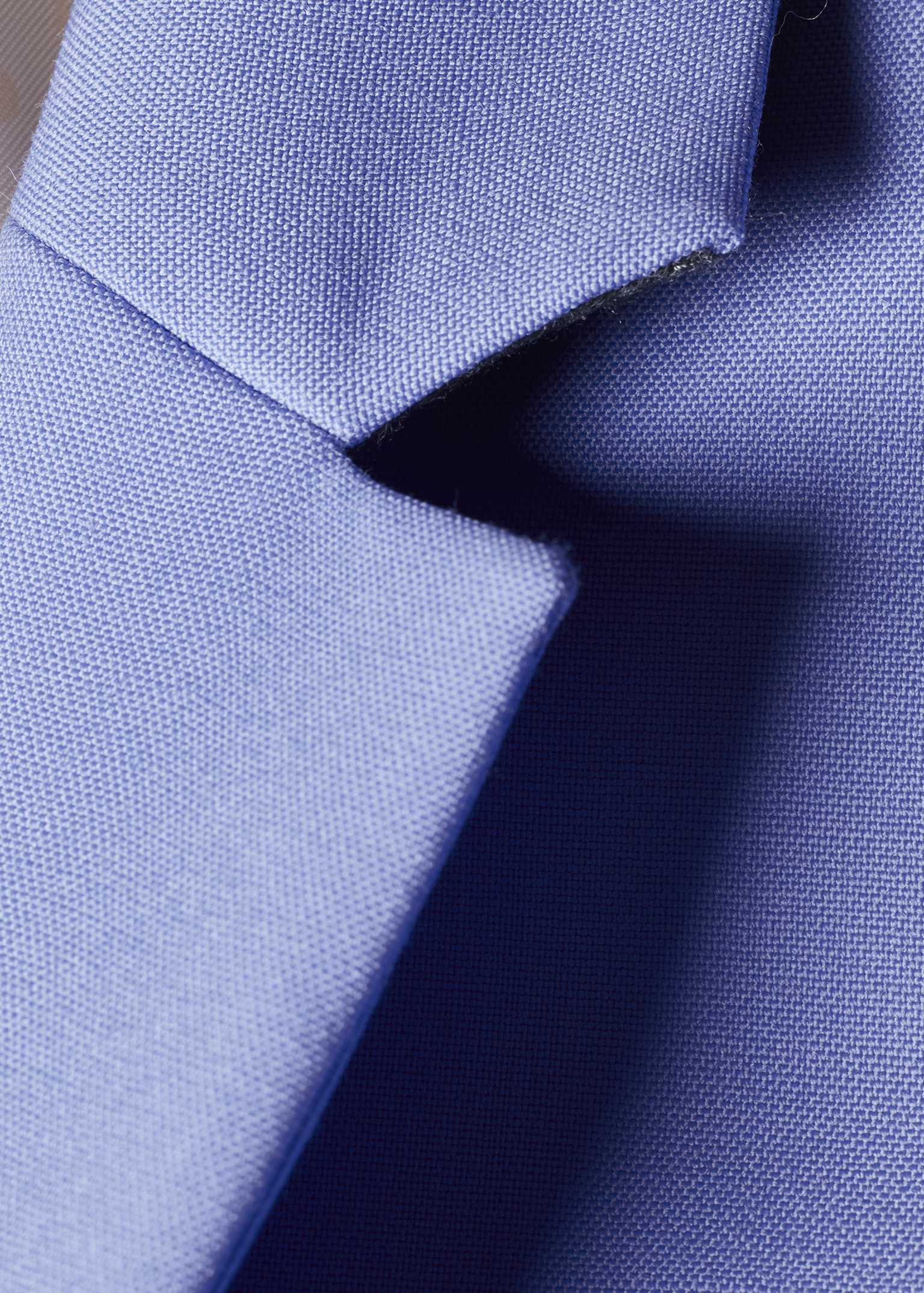 Women's Dusty Blue Wool Hopsack Suit