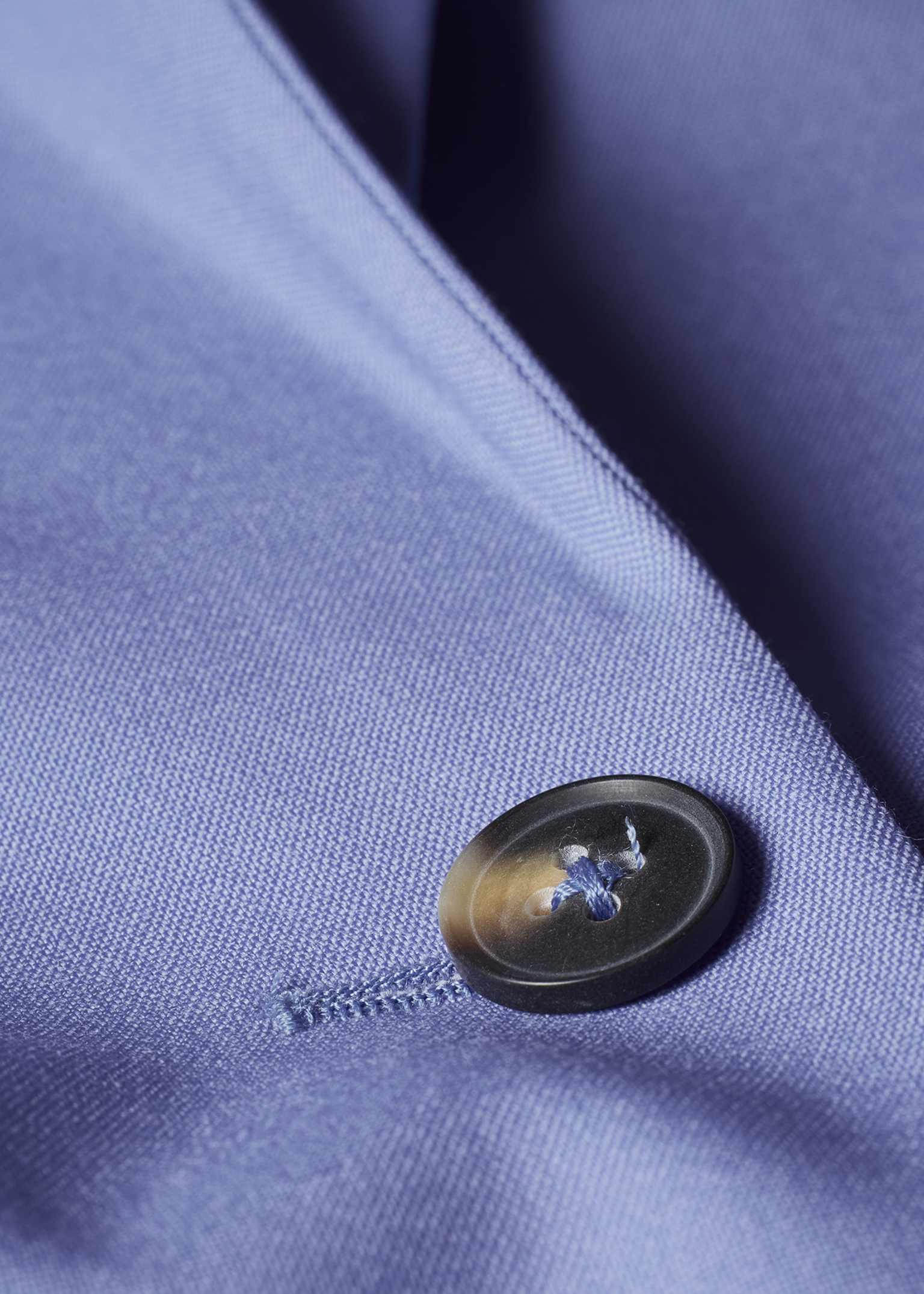 Women's Dusty Blue Wool Hopsack Longline Blazer