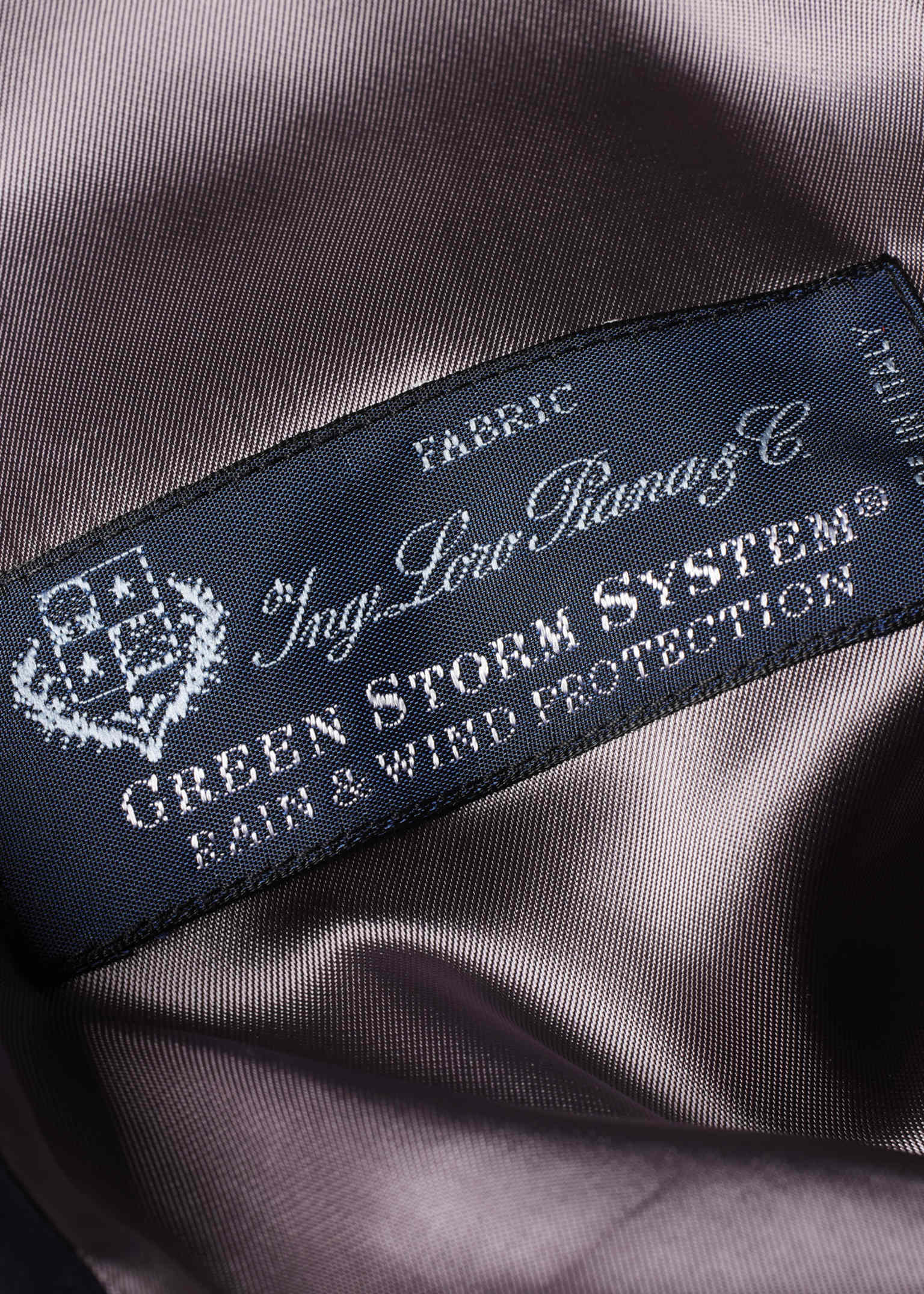 Men's Blue 'Storm System' Wool Bomber Jacket