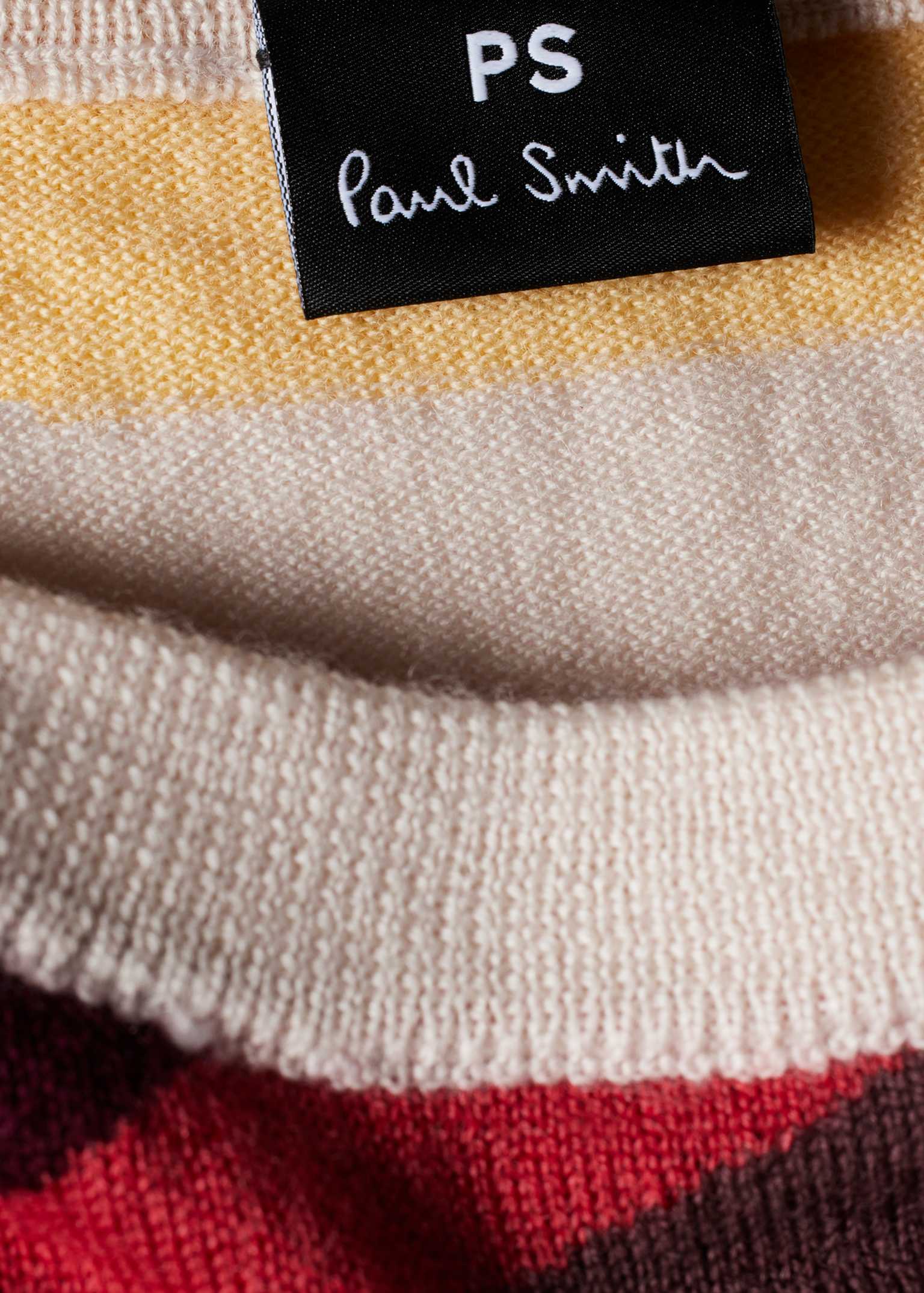 Women's Multicolour Merino Wool 'Swirl' Crew Neck Sweater