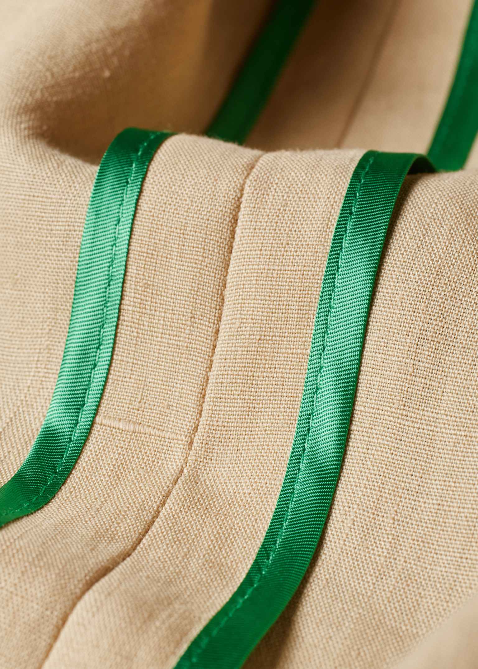 Men's Light Tan Linen Buggy-Lined Blazer