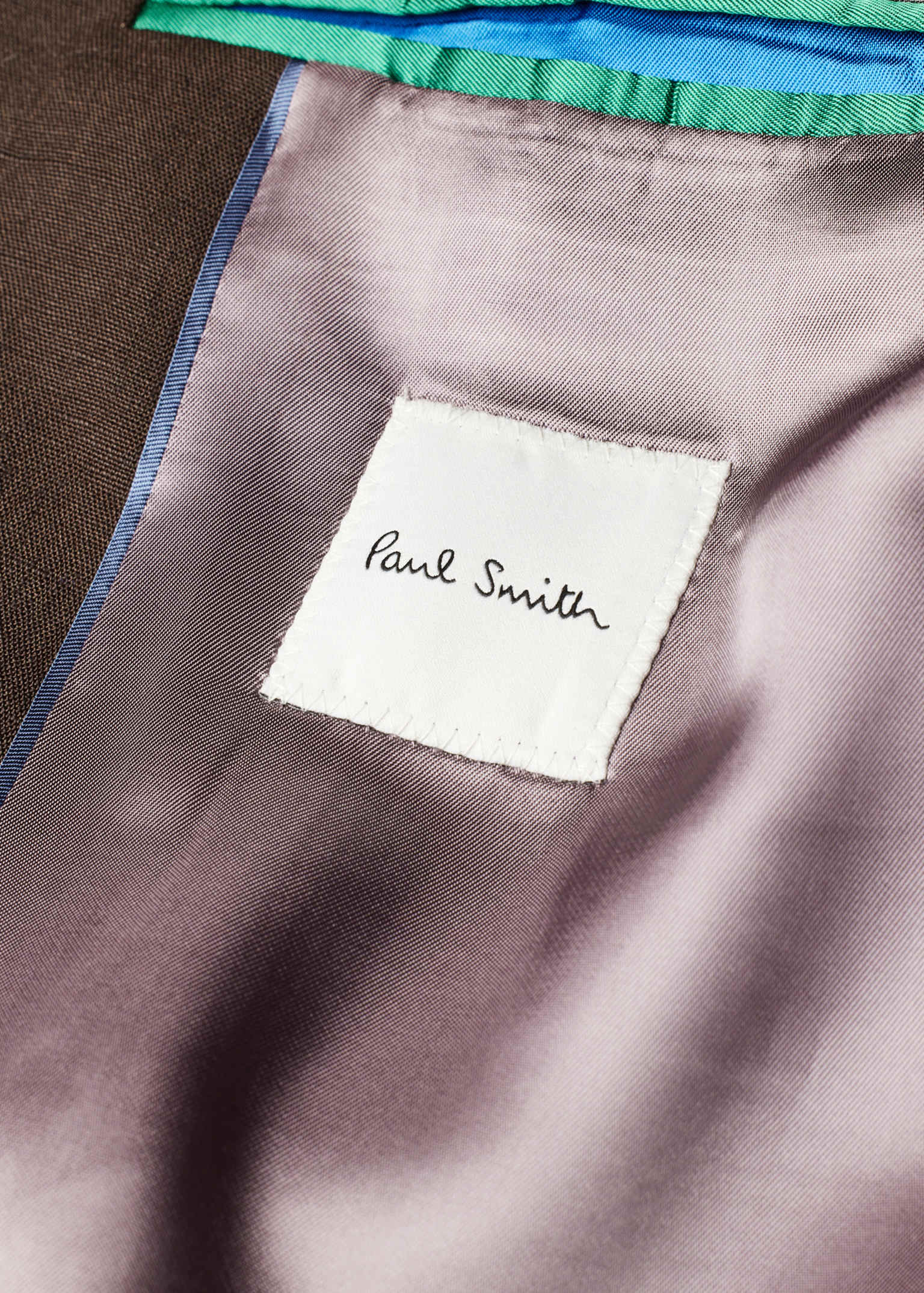 Men's Dark Brown Linen Buggy-Lined Suit