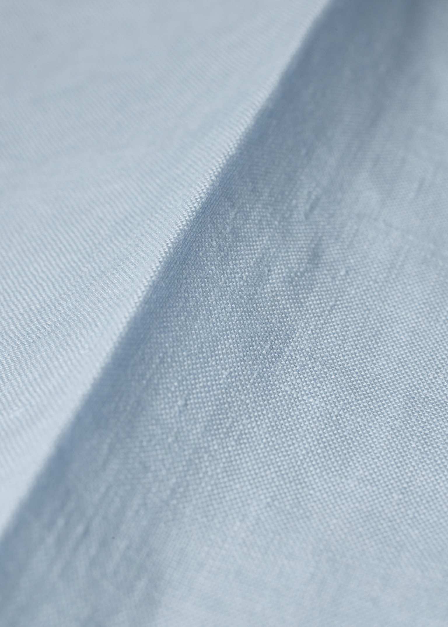 Men's Tapered-Fit Pale Blue Linen Trousers