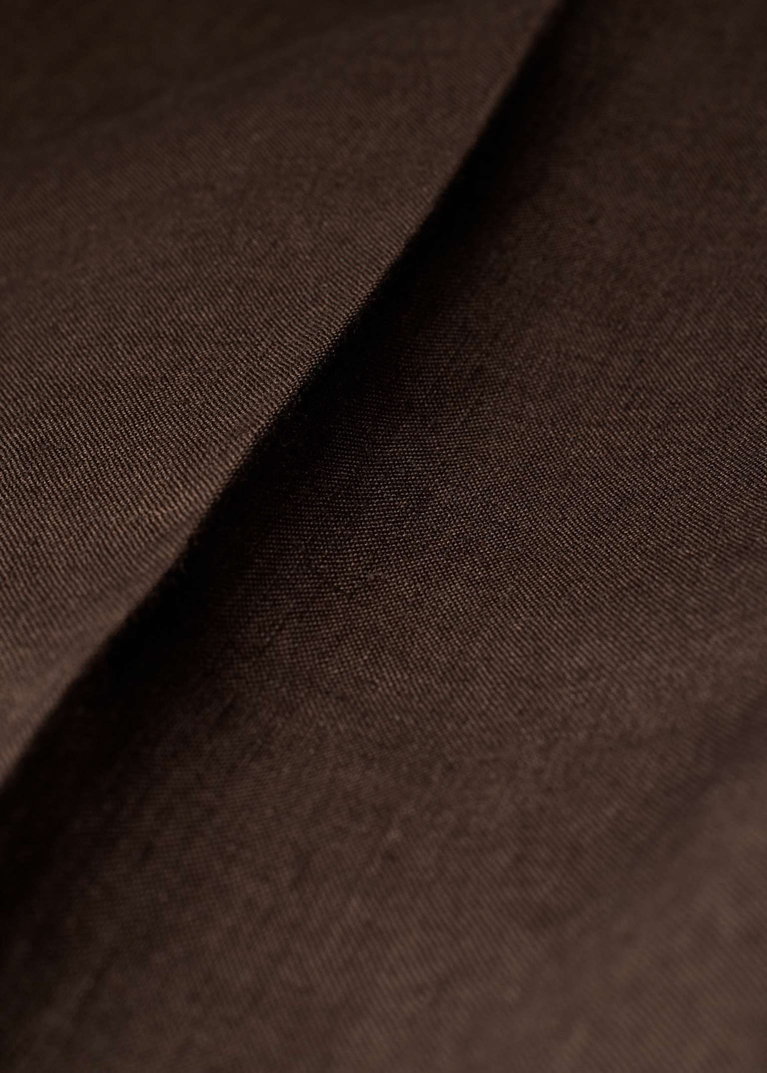Men's Dark Brown Linen Buggy-Lined Suit