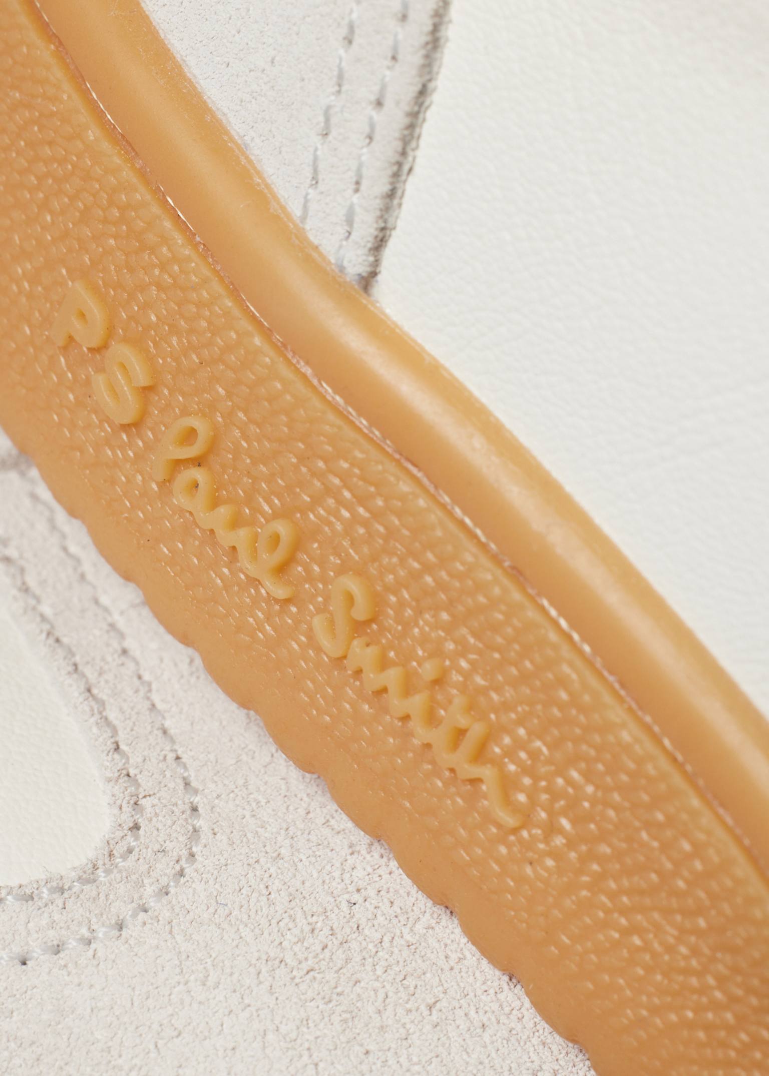 Men's White Leather 'Roberto' Trainers