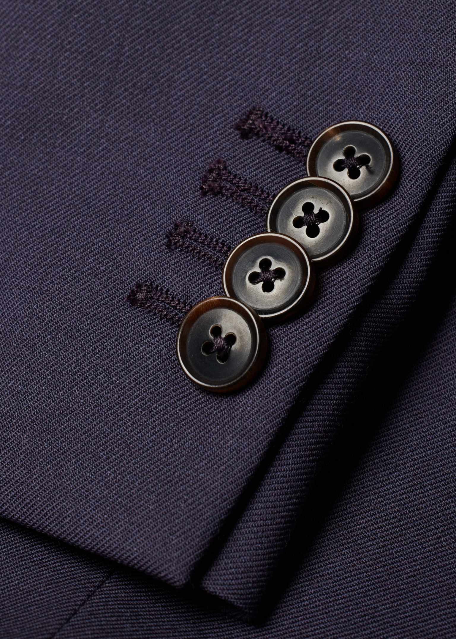 The Mayfair - Dark Purple Wool 'A Suit To Travel In'