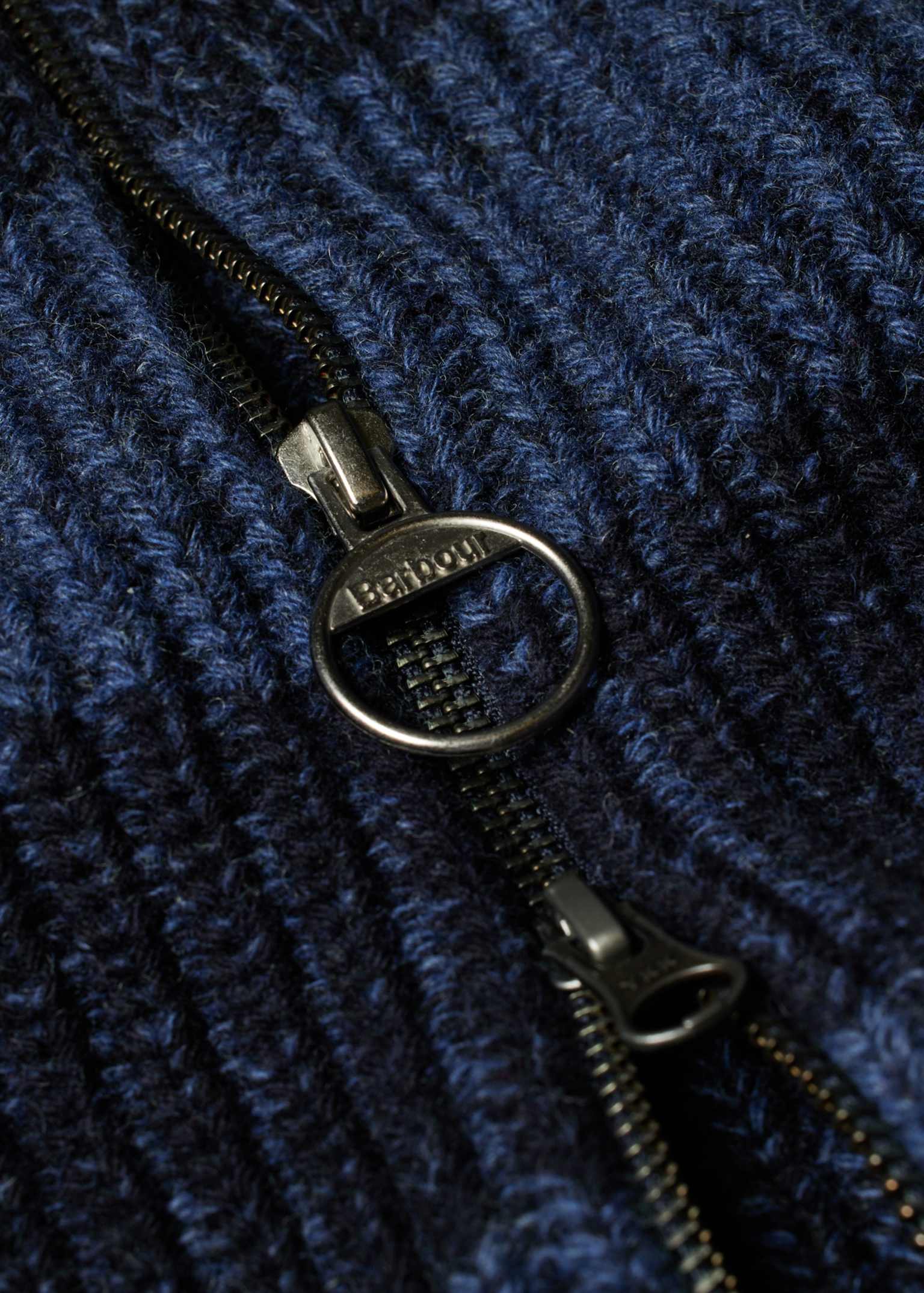 Paul Smith loves Barbour - Navy Knitted Bomber Cardigan