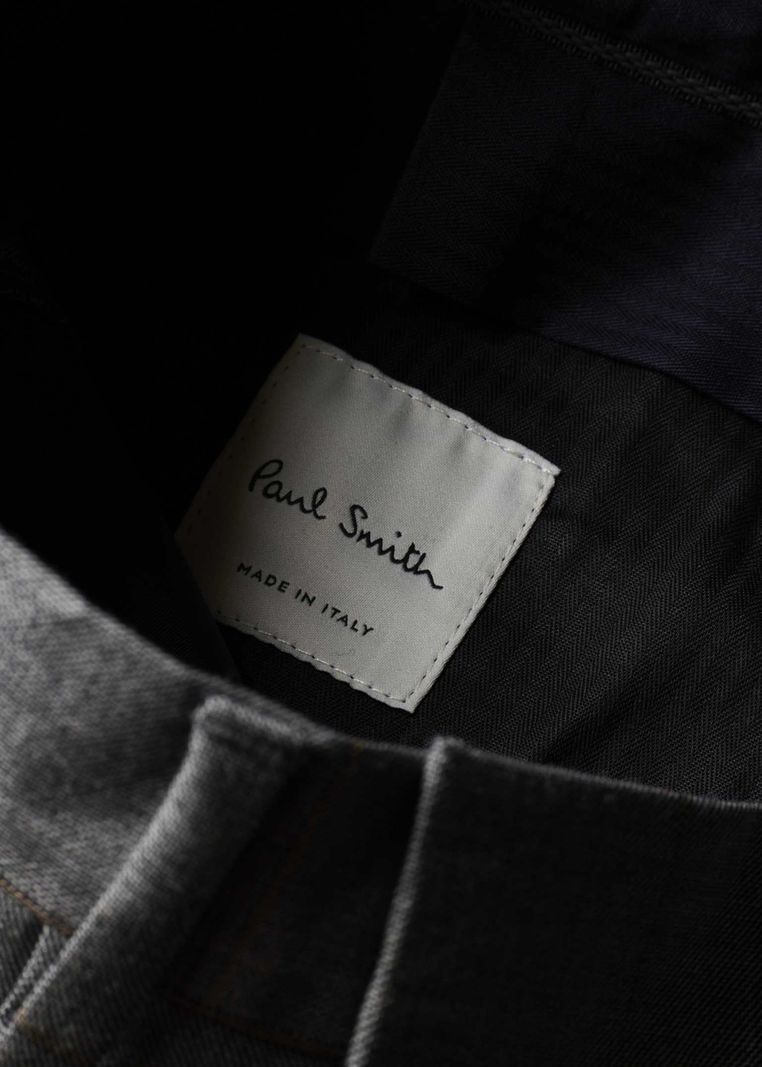Men's Grey Windowpane Check Wool Double-Breasted Suit