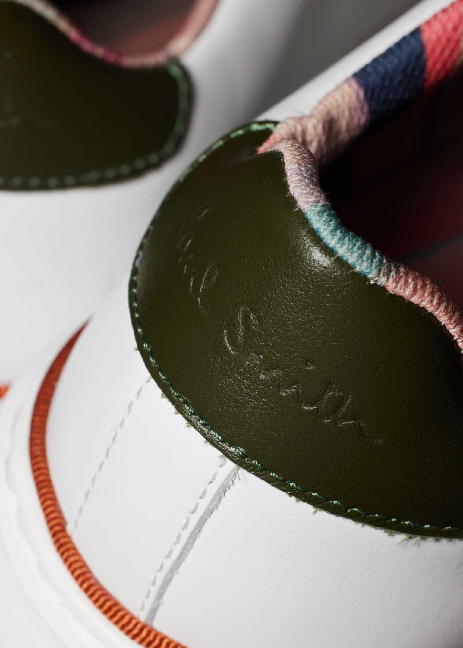 Women's White Leather 'Guppy' Platform Trainers