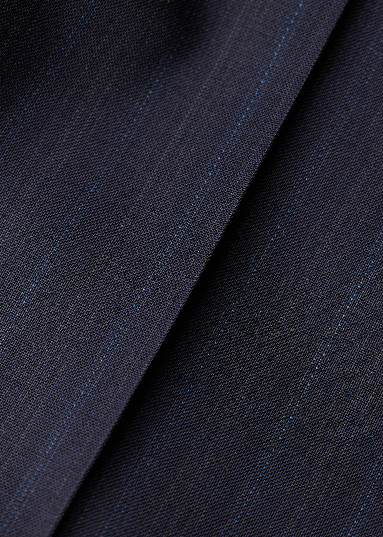 Pantalon Homme Bleu Rayé Coupe Fuseau en Laine Tropicale