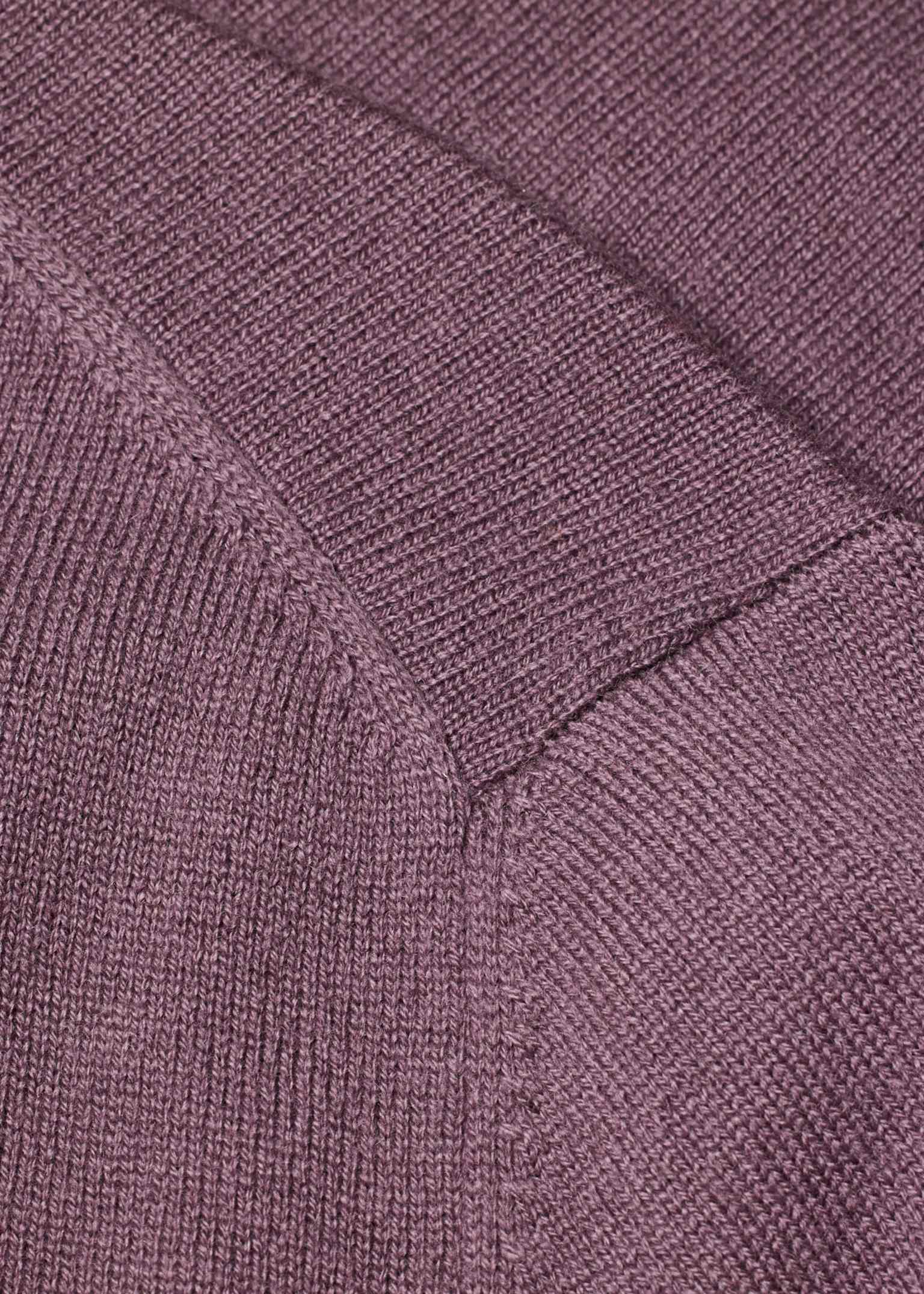 Men's Mauve Cashmere Crew Neck Sweater