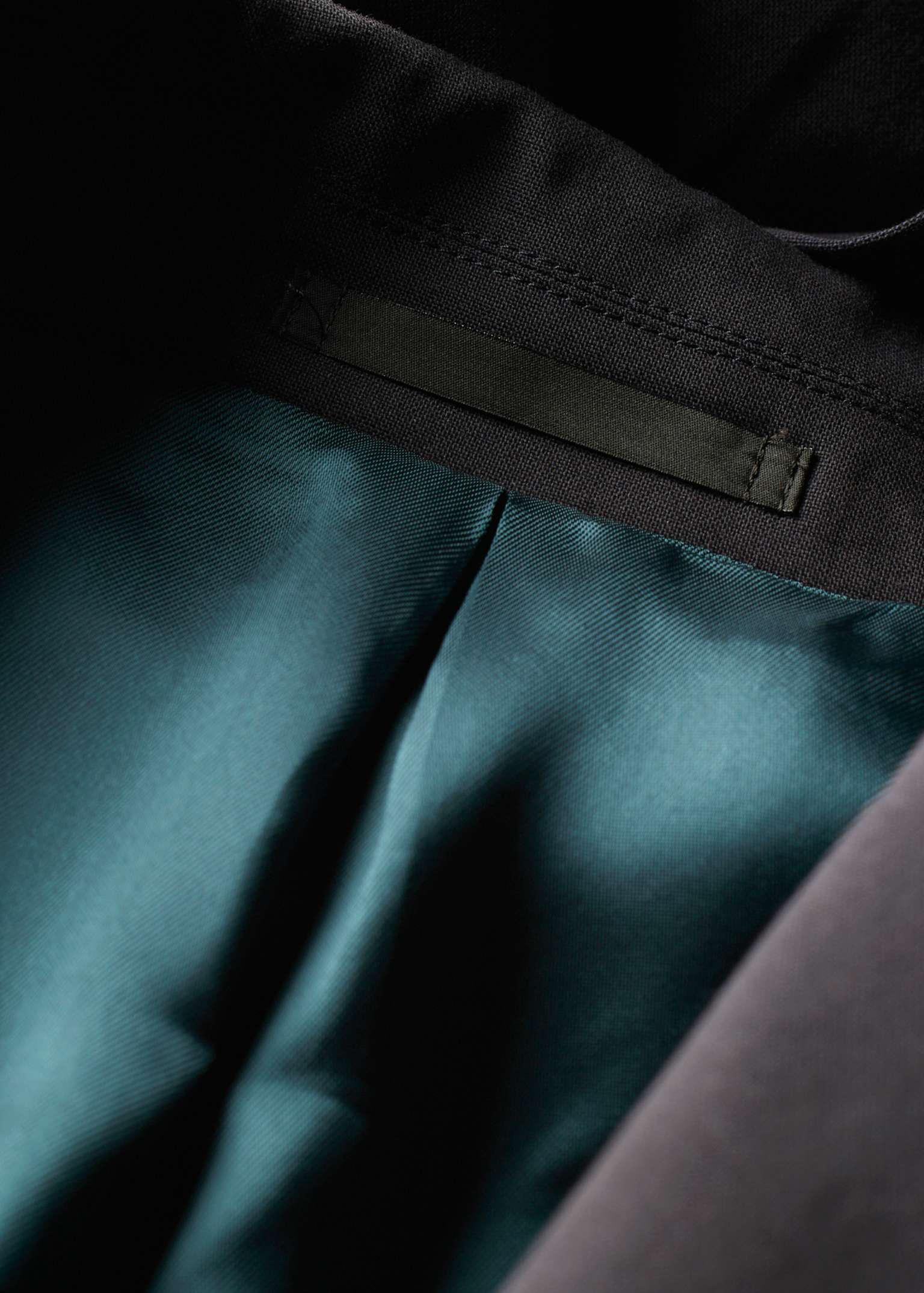 Men's Navy Wool and Cotton-Blend Buggy-Lined Suit