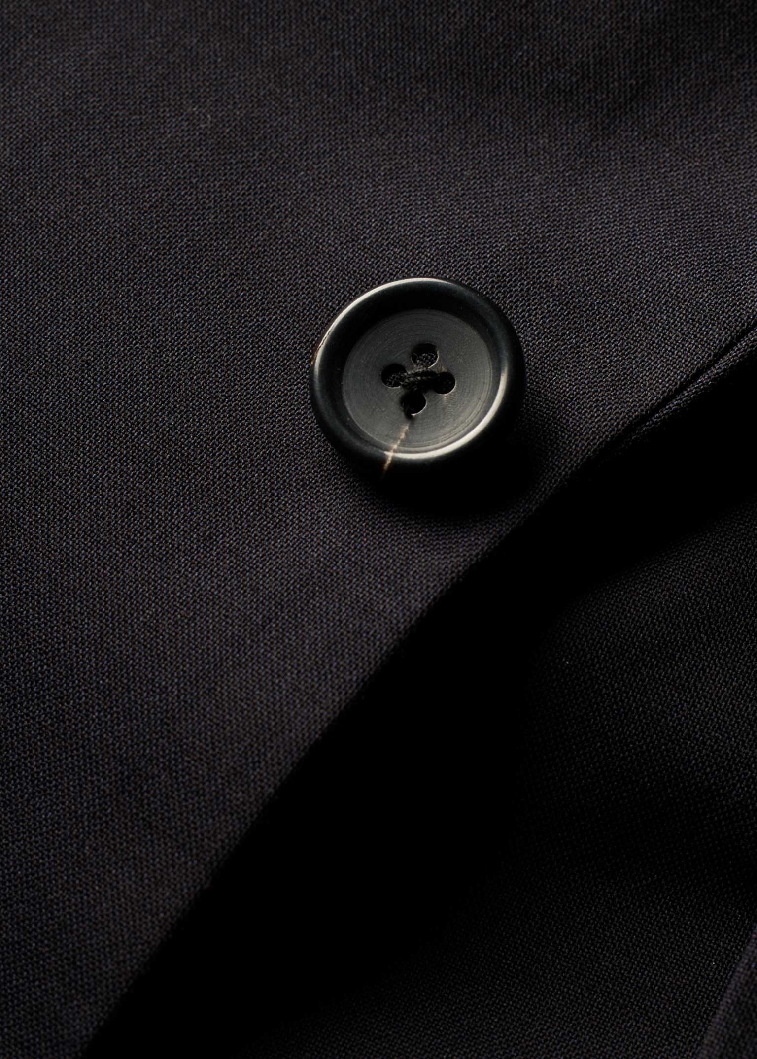 Men's Navy Wool and Cotton-Blend Buggy-Lined Blazer