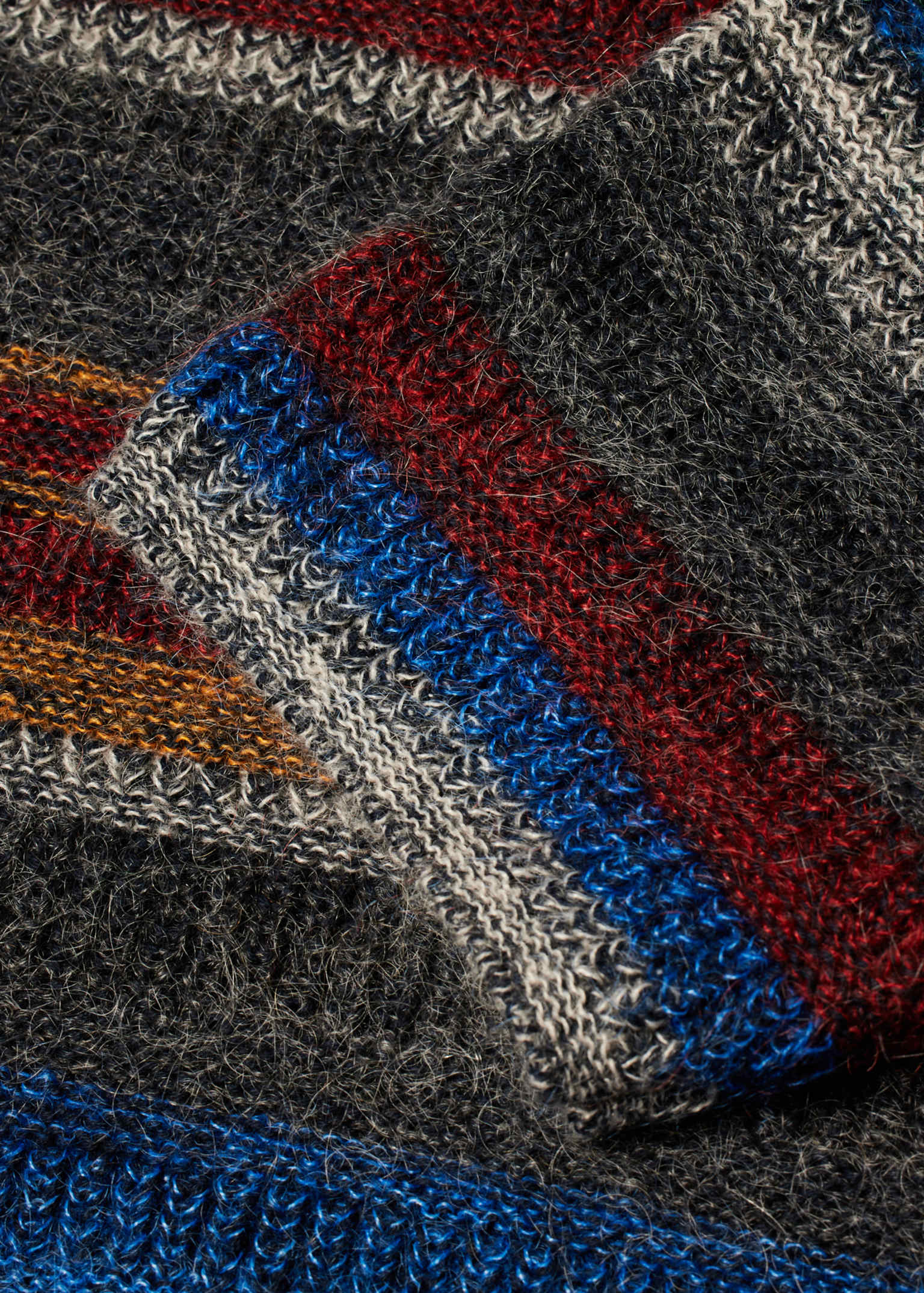 Men's 'Crayon Stripe' Cotton-Mohair Sweater