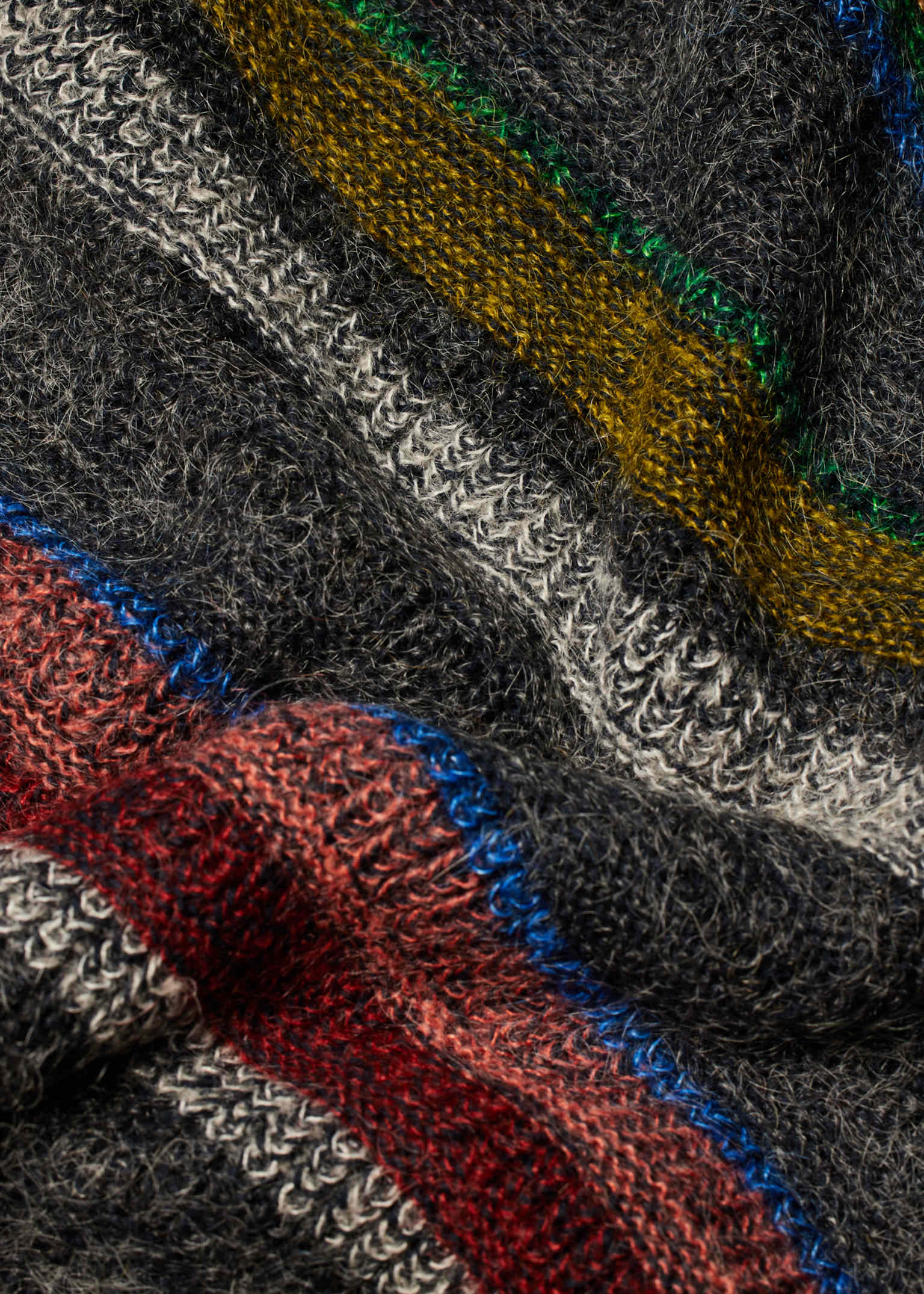 Men's 'Crayon Stripe' Cotton-Mohair Sweater