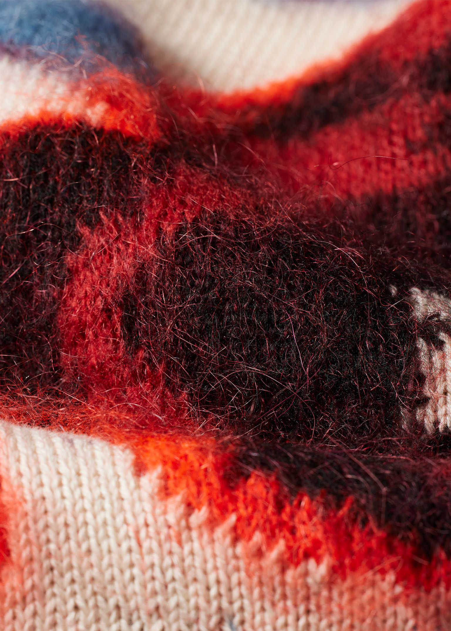 Women's Cream 'Hazy Floral' Oversized Sweater