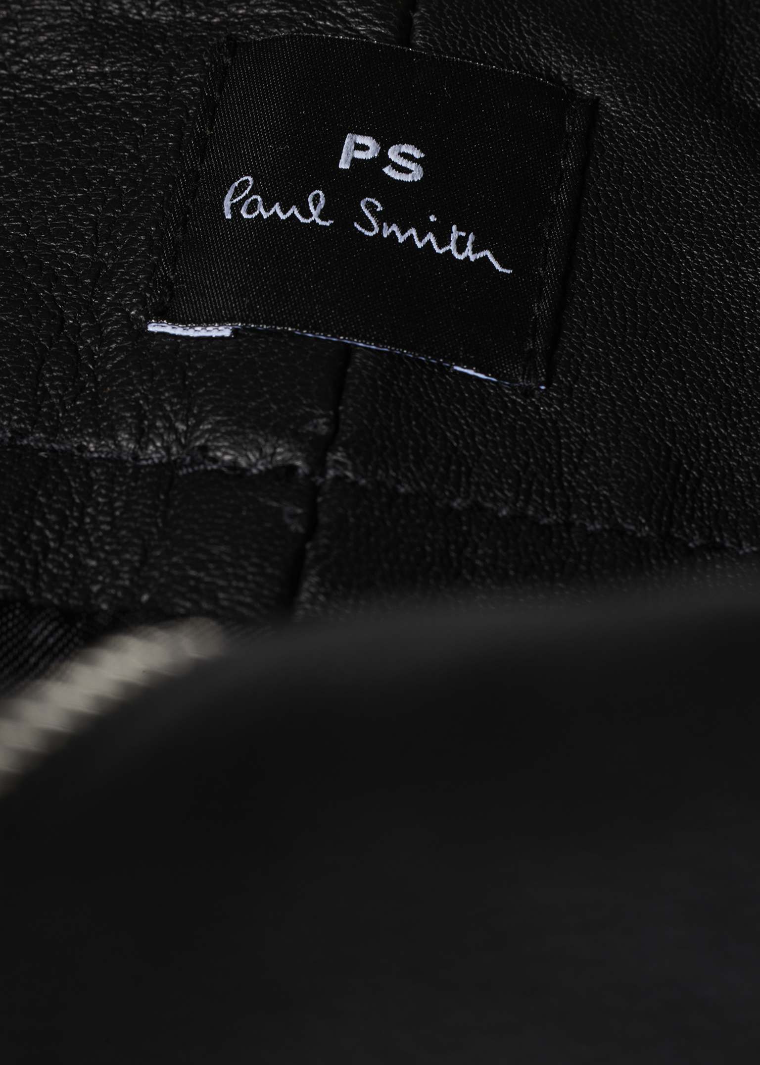 Women's Black Leather Straight-Leg Trousers