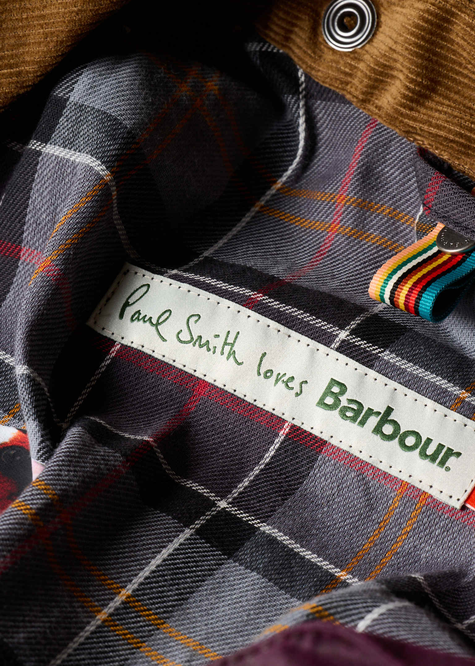 Paul Smith loves Barbour - Grape Transport Wax Jacket