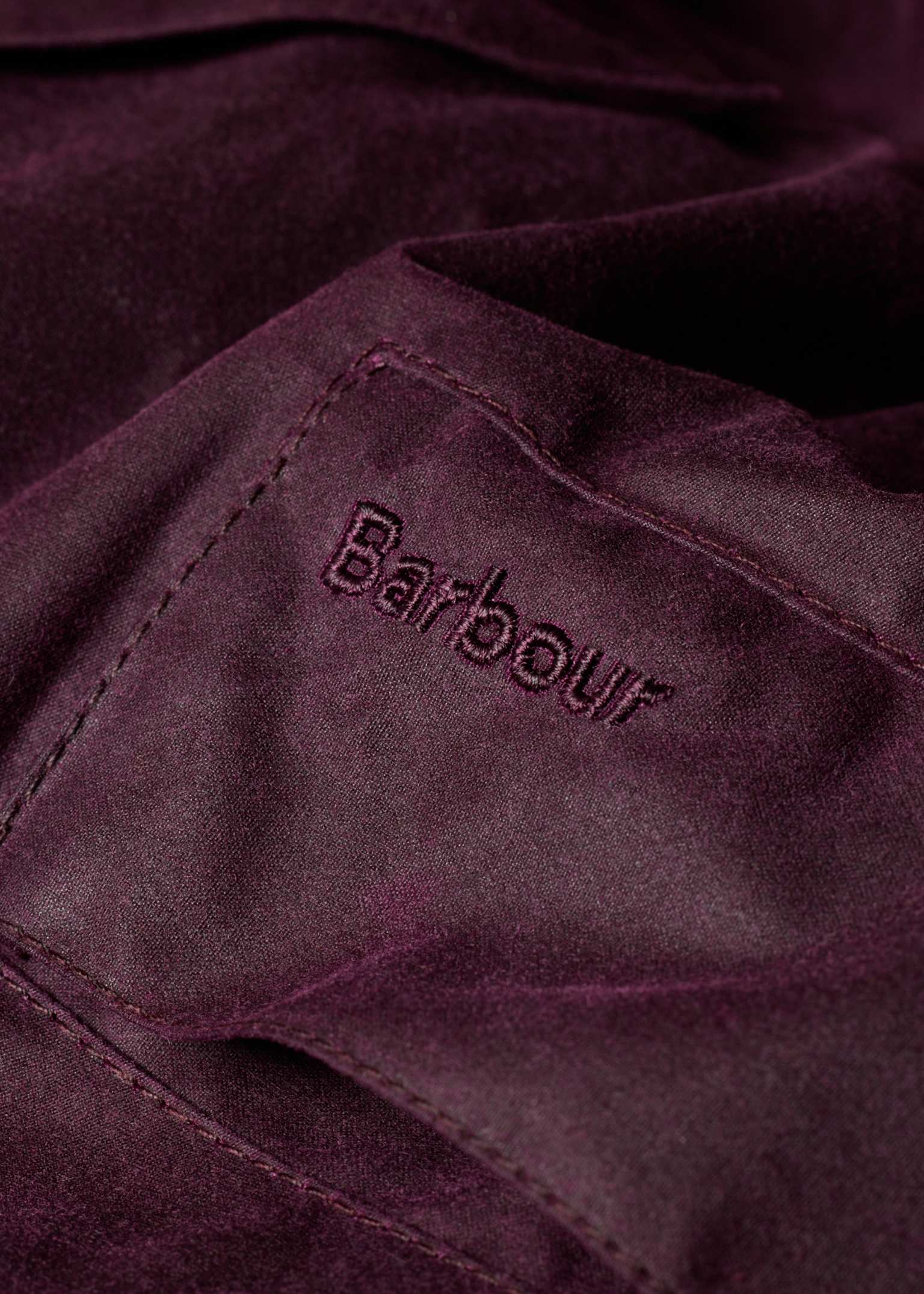 Paul Smith loves Barbour - Grape Transport Wax Jacket
