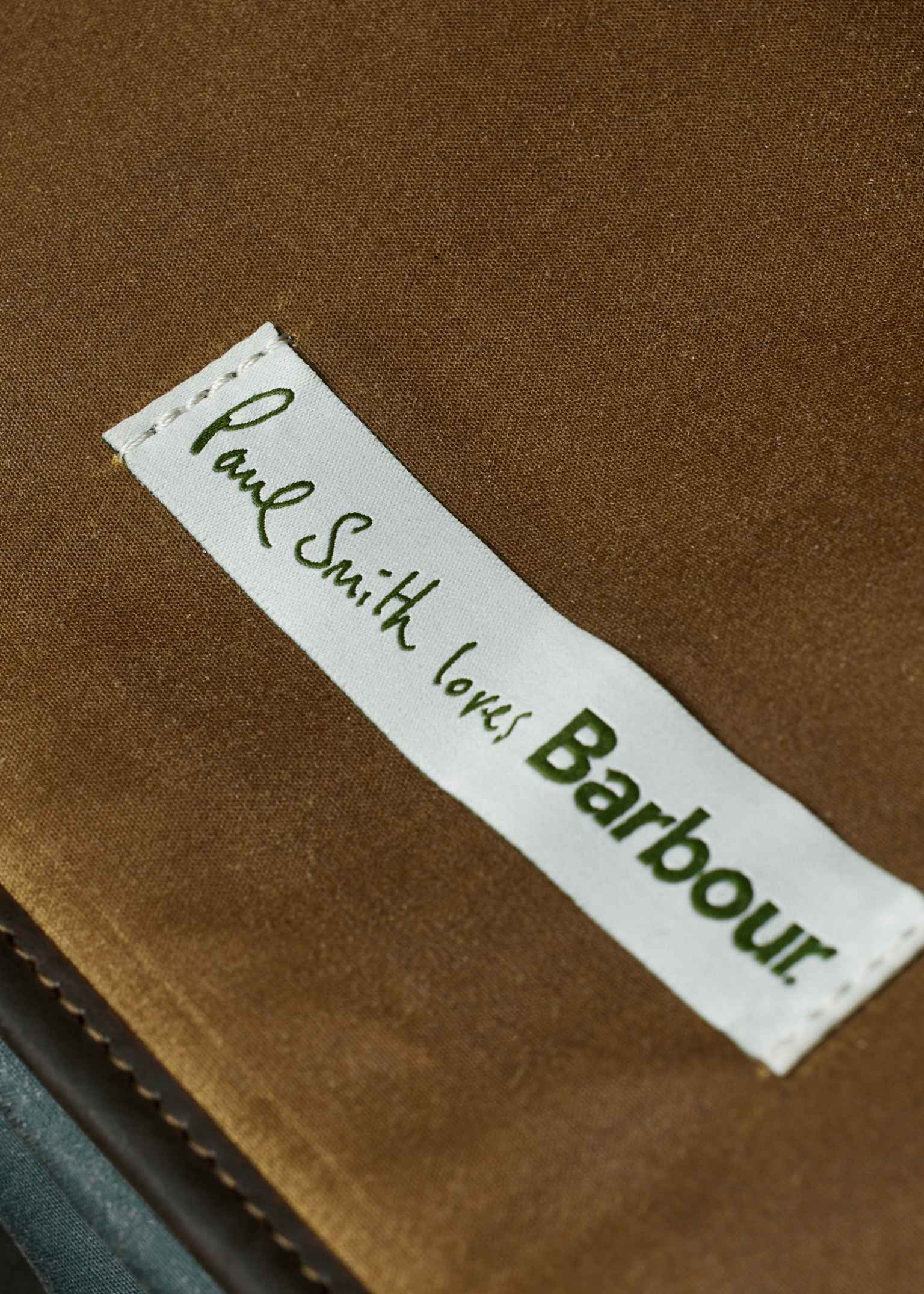Paul Smith loves Barbour - Tan Wax Tarras Bag