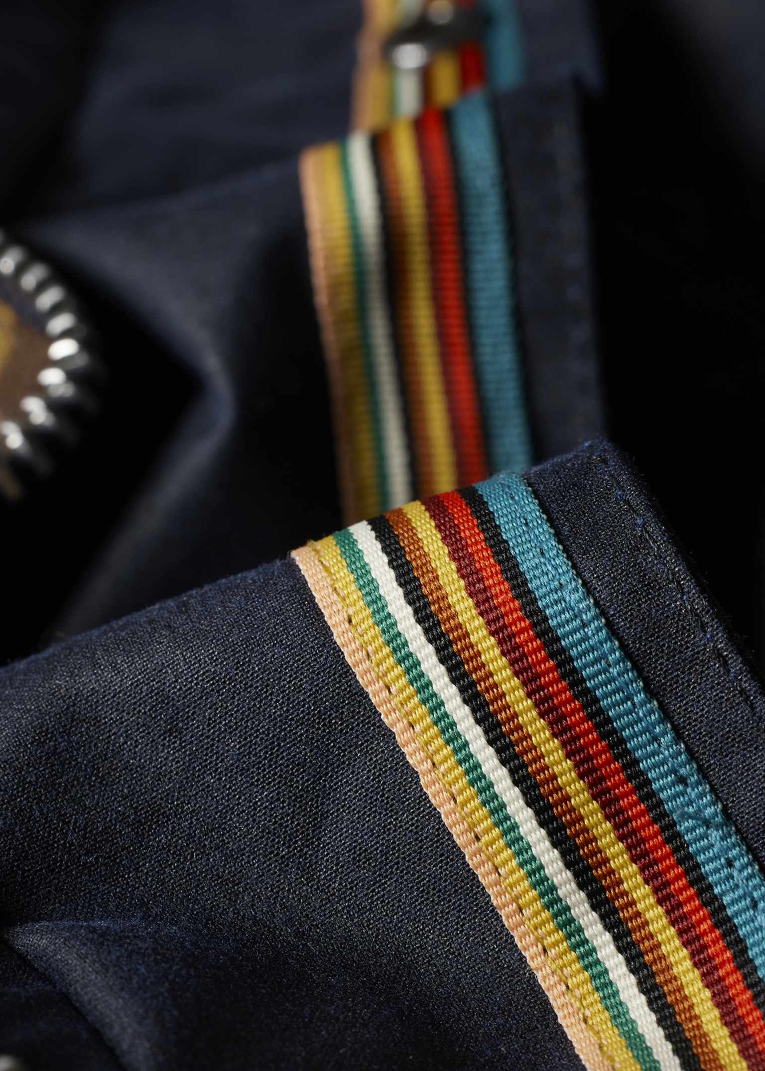 Paul Smith loves Barbour - Night Sky Oversized Bedale Wax Jacket