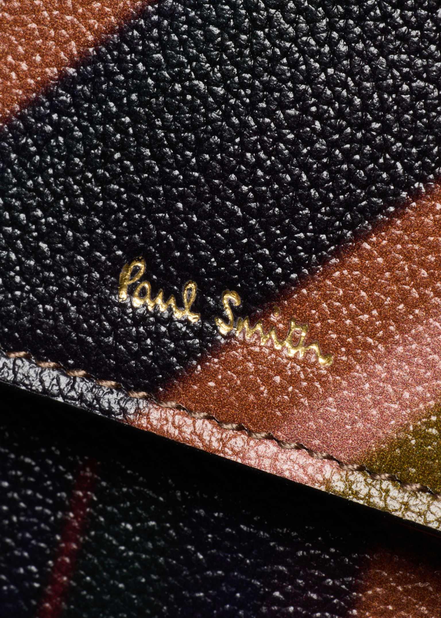 Women's 'Midnight Swirl' Leather Pouch Bag