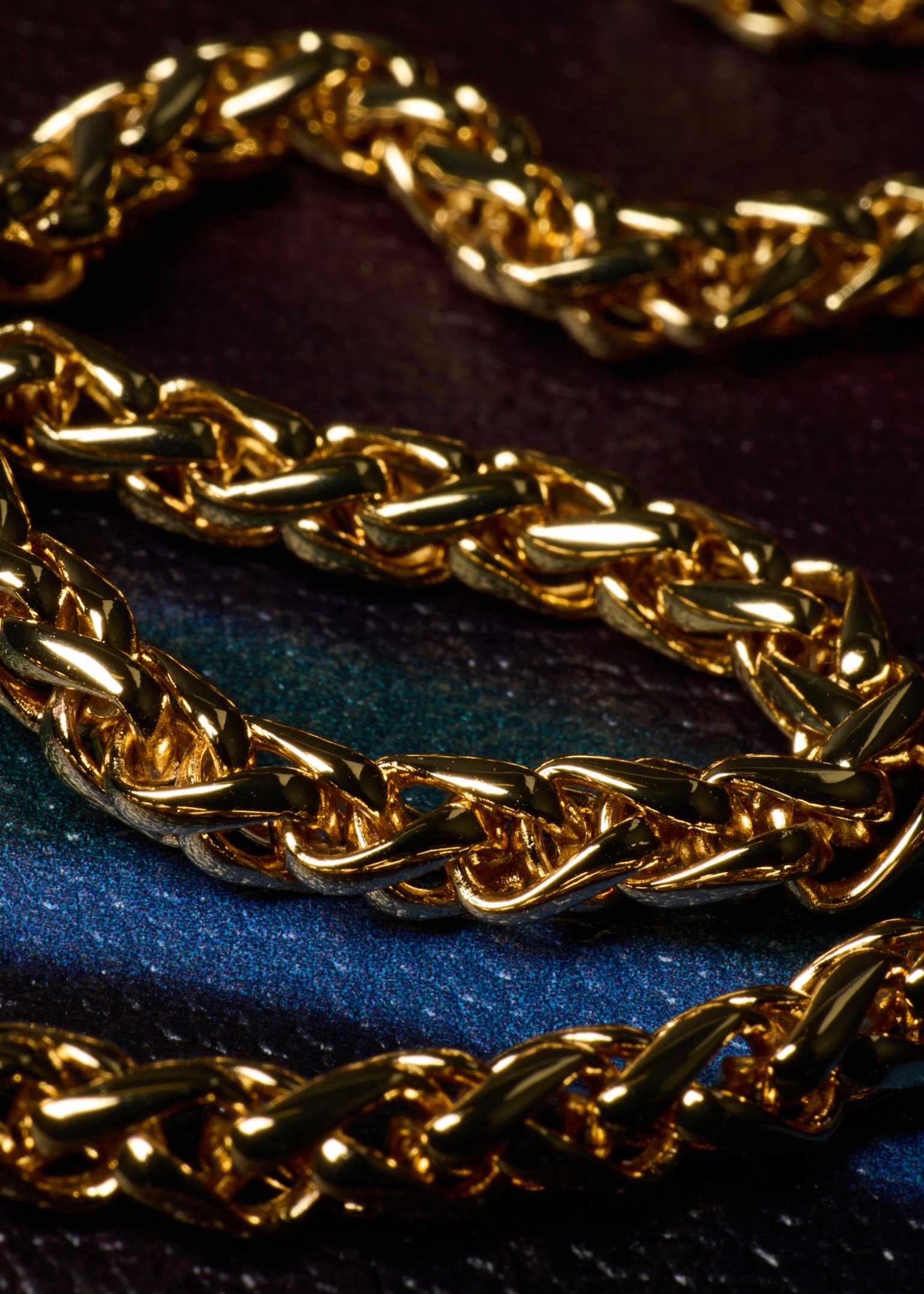 Women's 'Midnight Swirl' Leather Pouch Bag