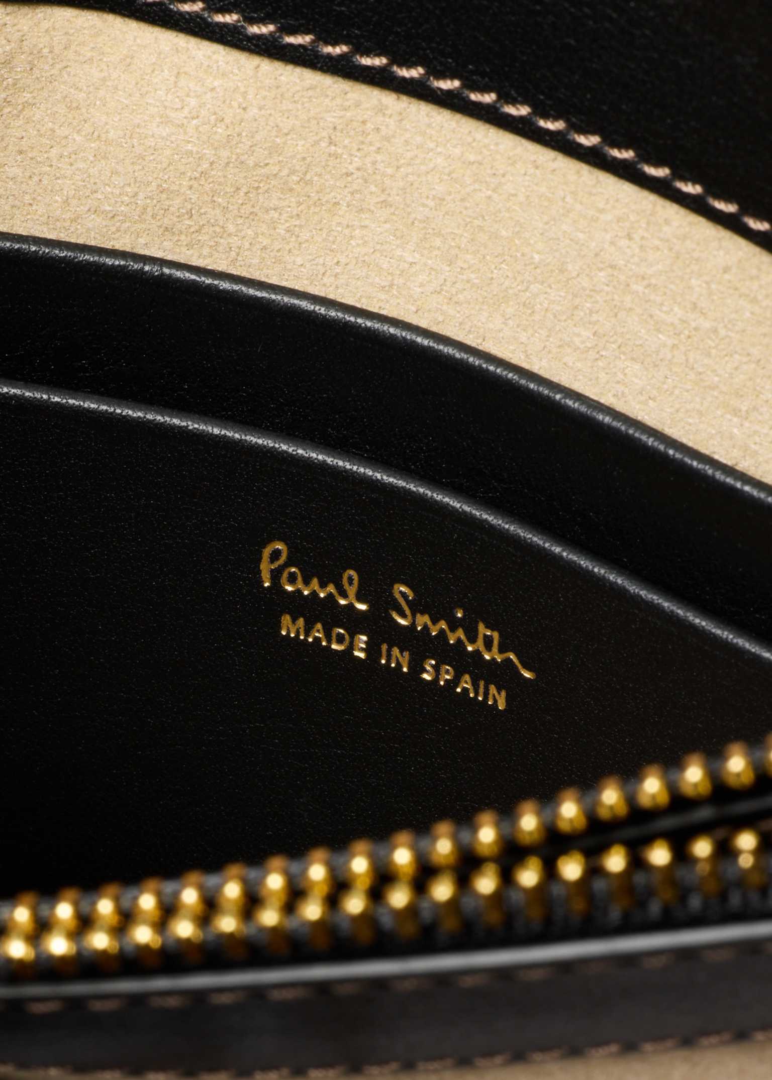 Women's 'Midnight Swirl' Leather Pouch Bag