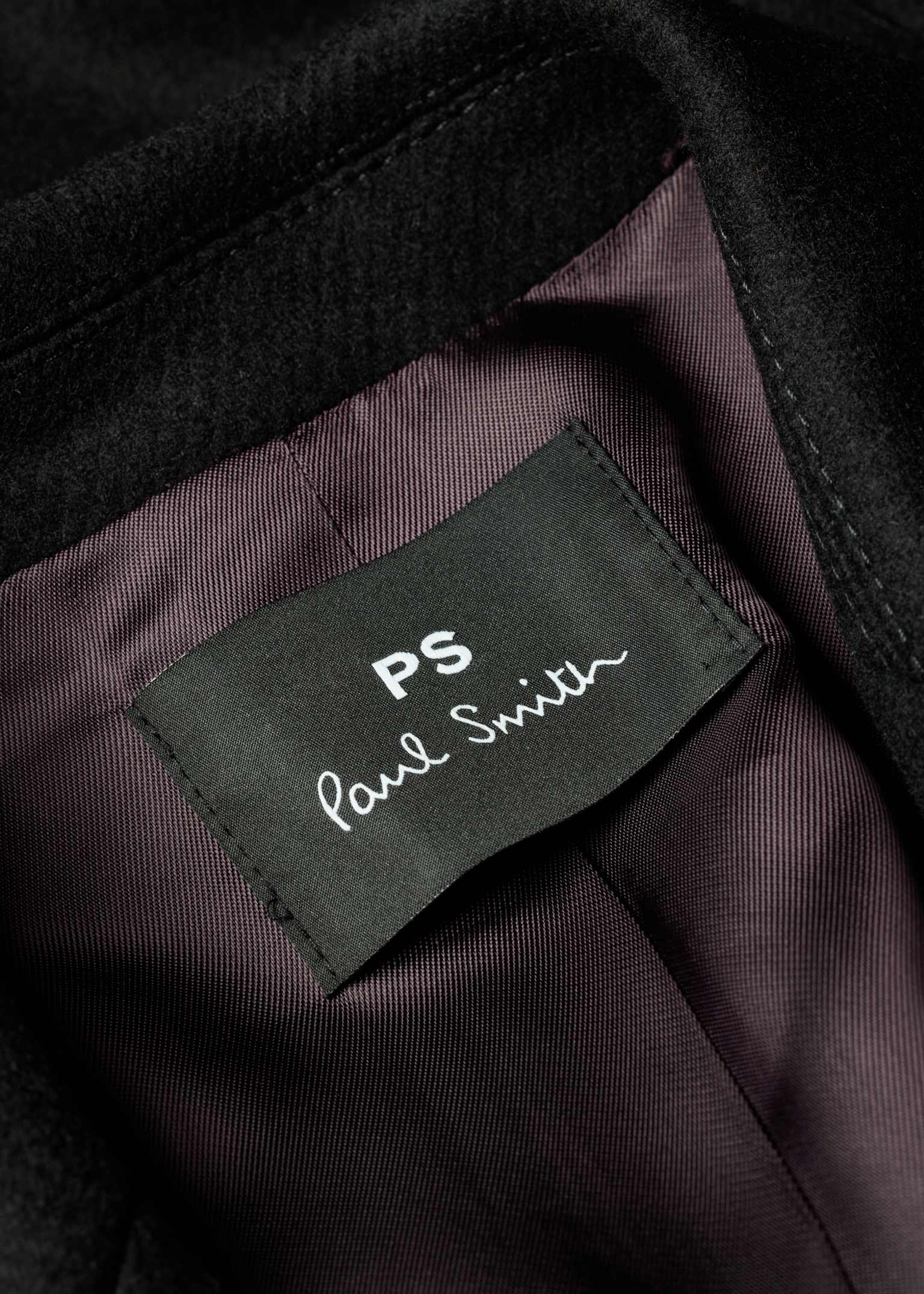 Women's Black Wool Epsom Coat