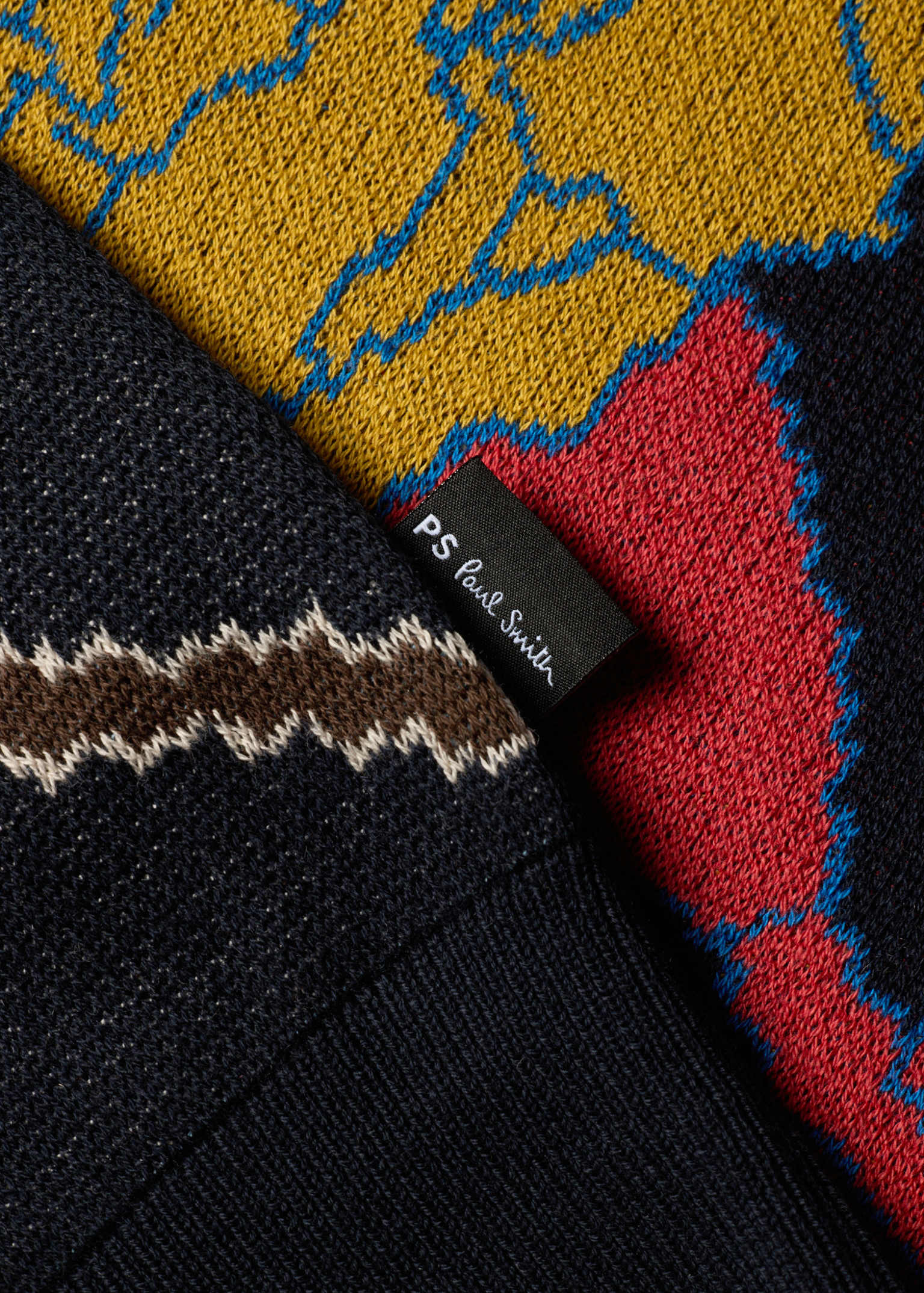 Men's Navy 'Carnation' Cotton Knitted Sweater