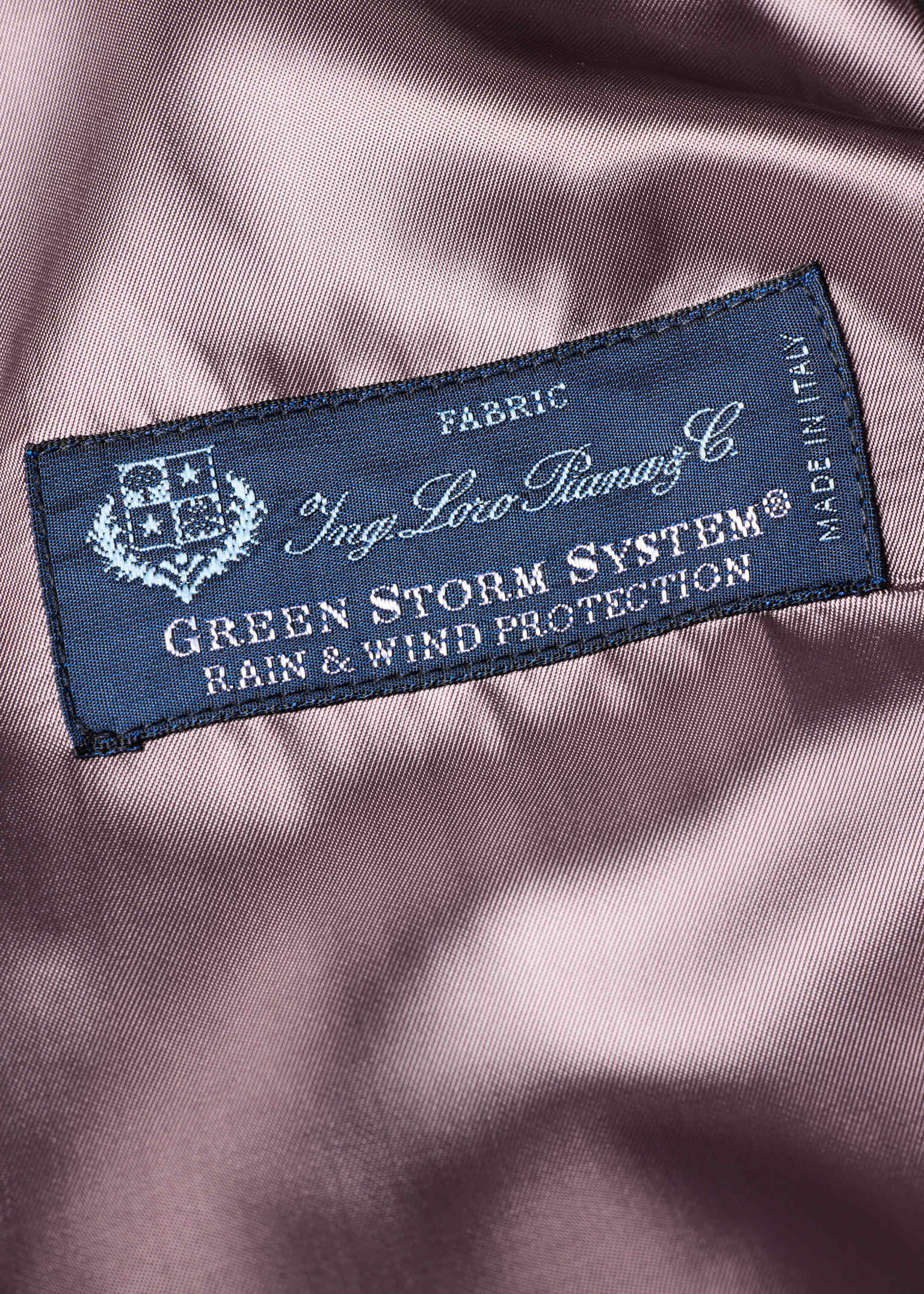 Men's Dark Green Melange 'Storm System' Wool Bomber Jacket