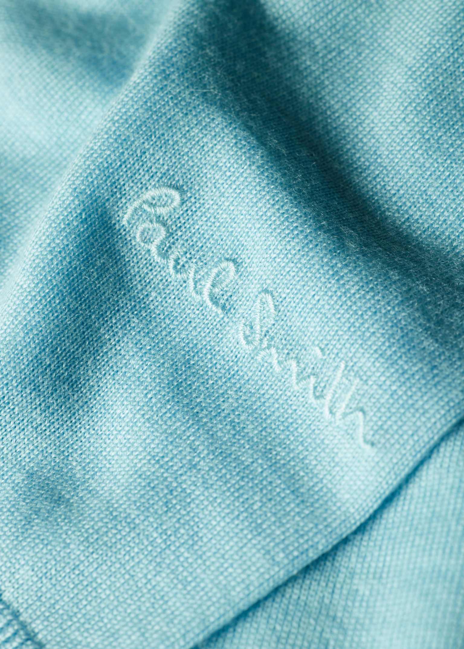 Men's Sky Blue Merino Wool Sweater