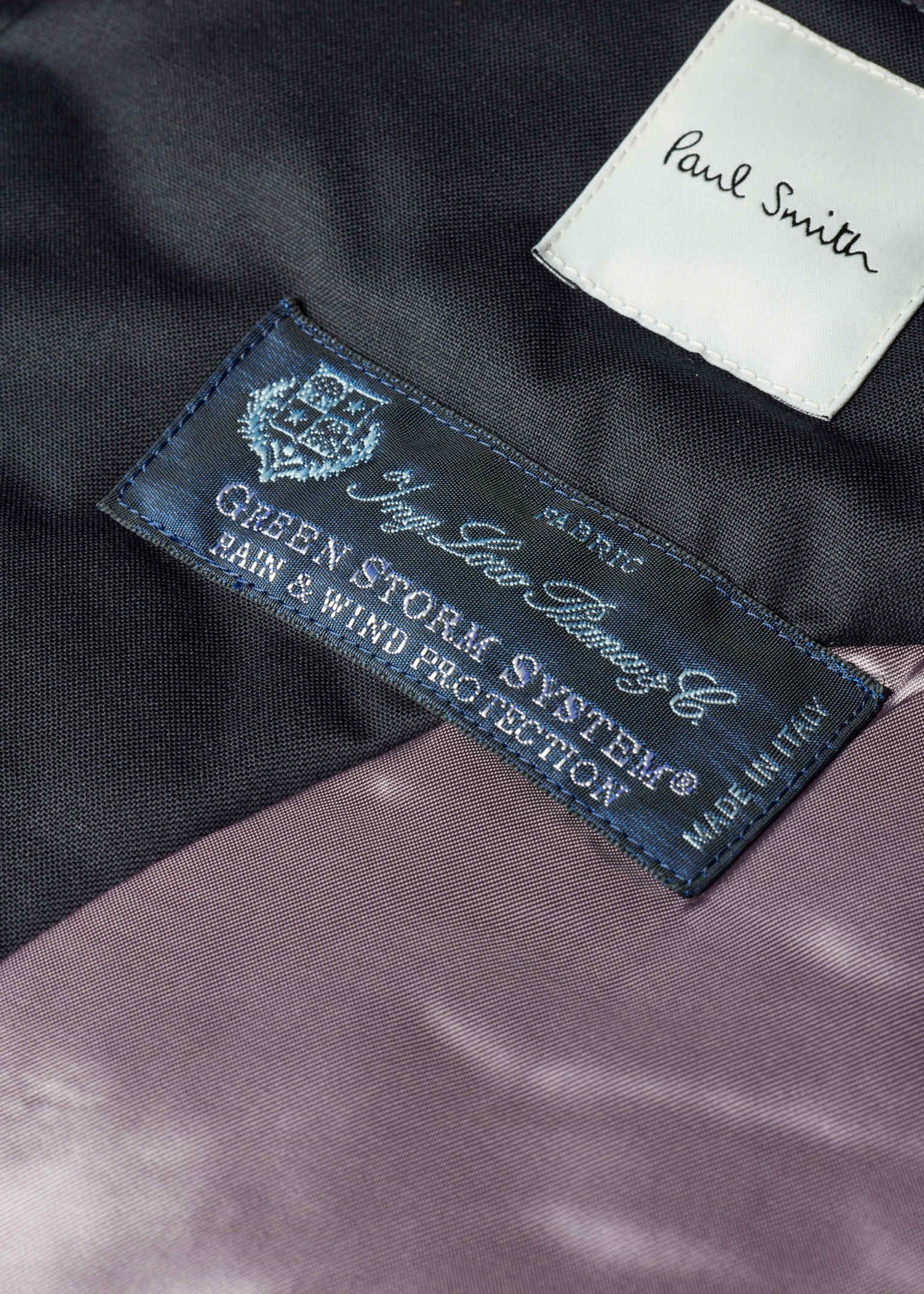 Men's Navy 'Storm System' Wool Gilet