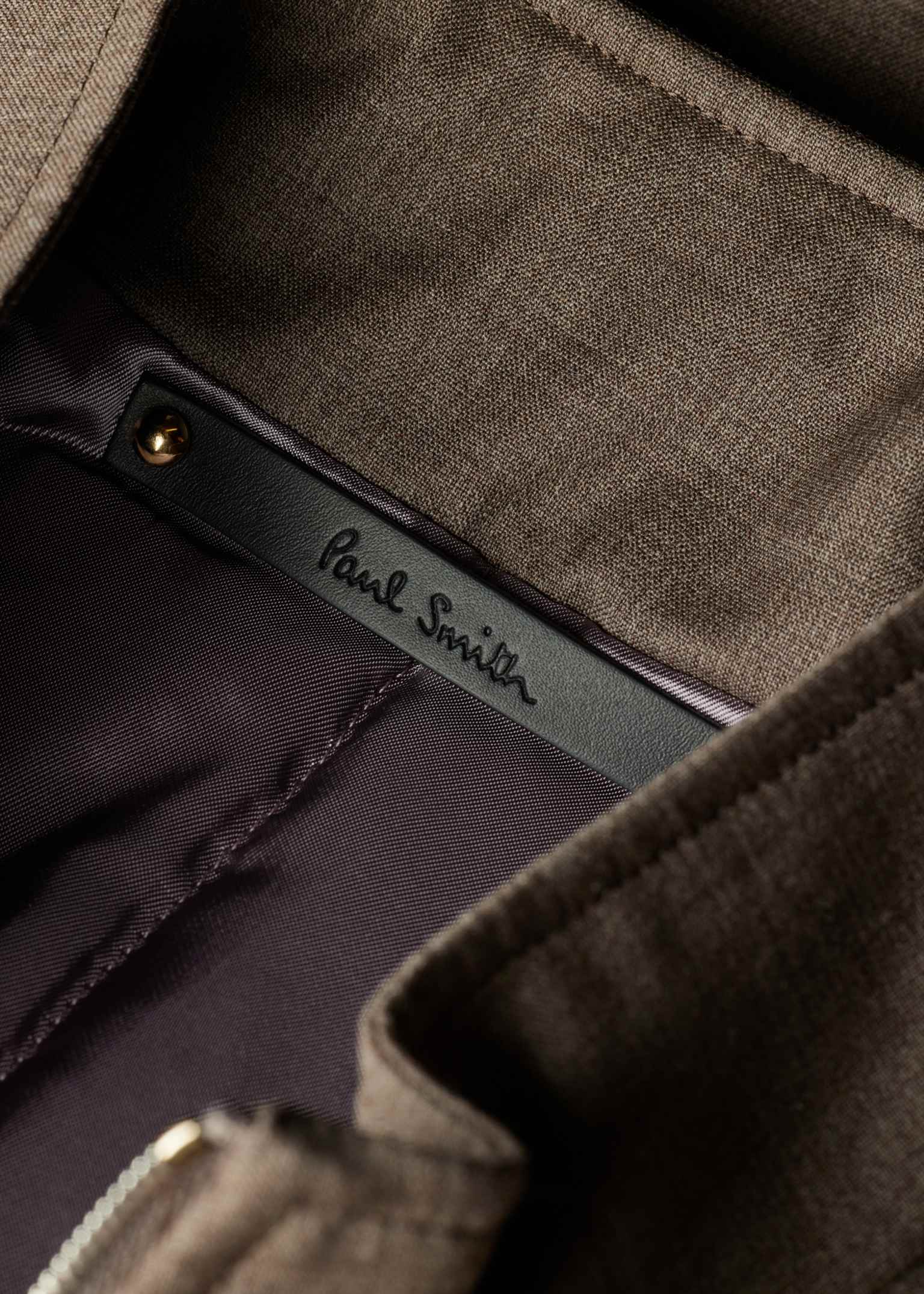 Men's Brown Melange 'Storm System' Wool Gilet