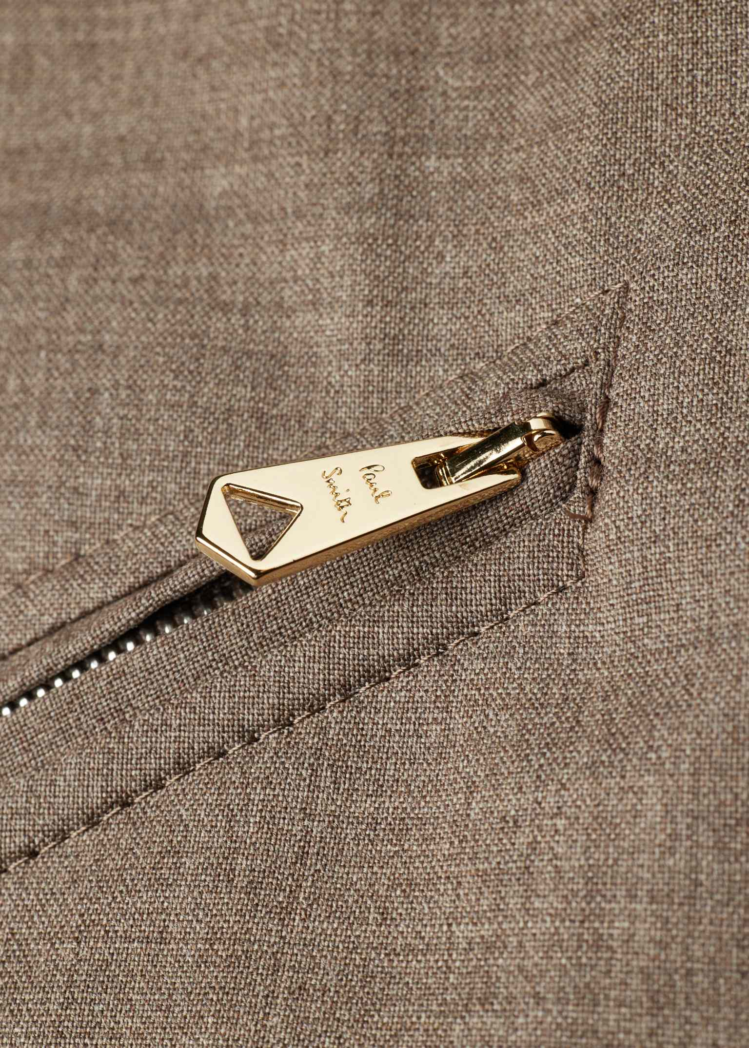 Men's Brown Melange 'Storm System' Wool Gilet