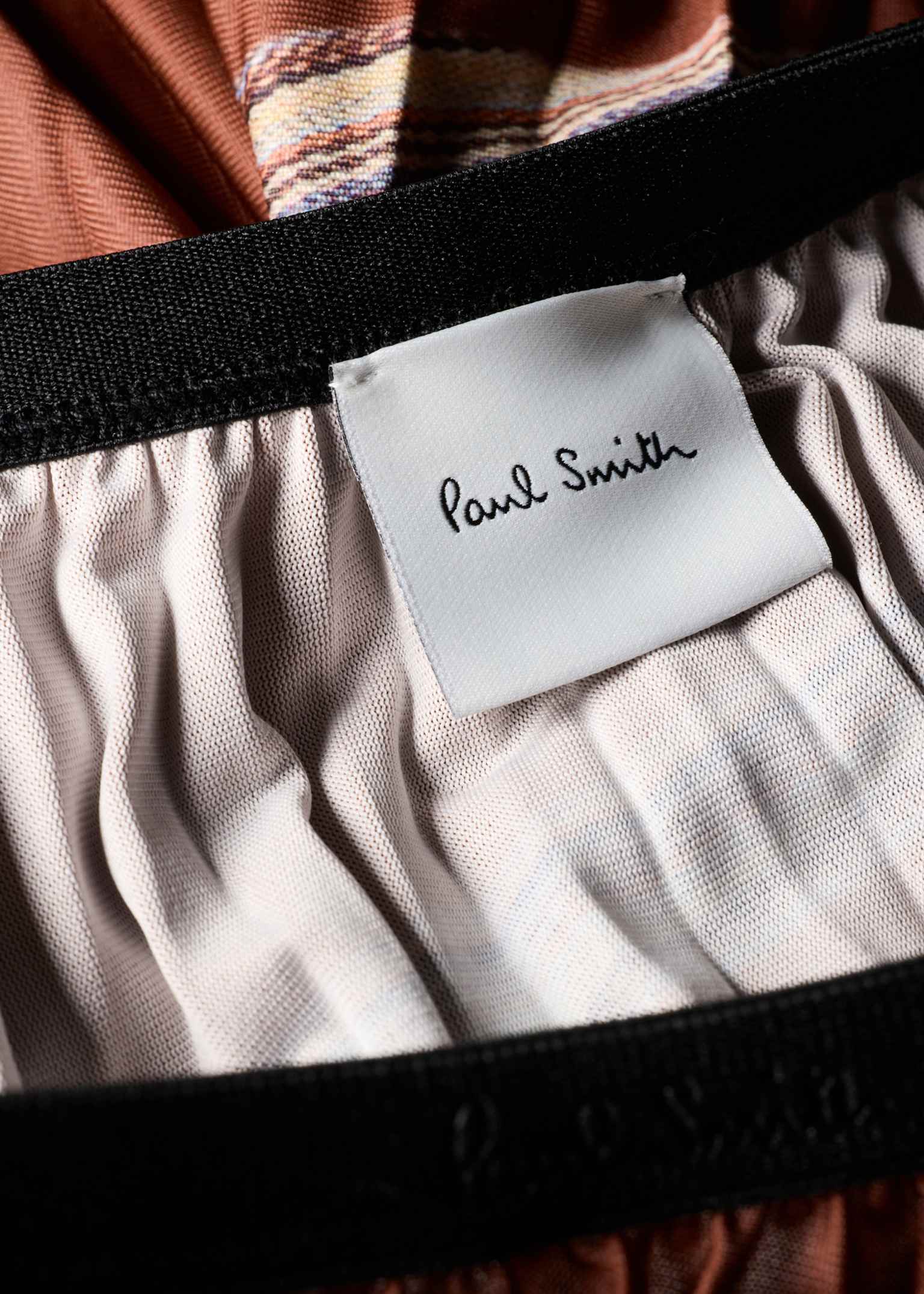 Women's Rust Red 'Signature Stripe' Ribbon Print Skirt