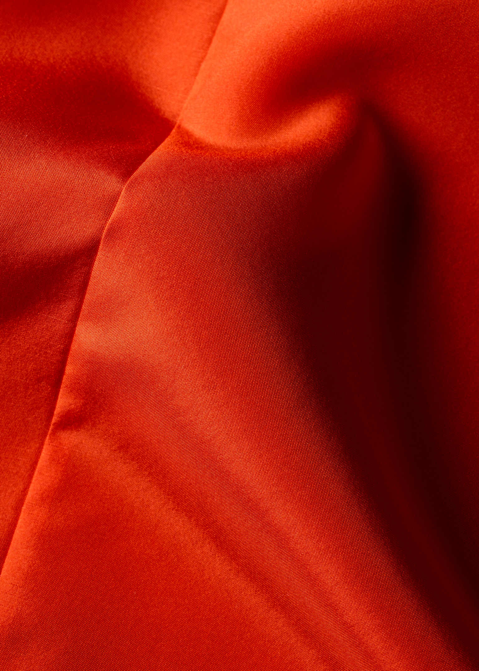 Women's Red Silk Blouse