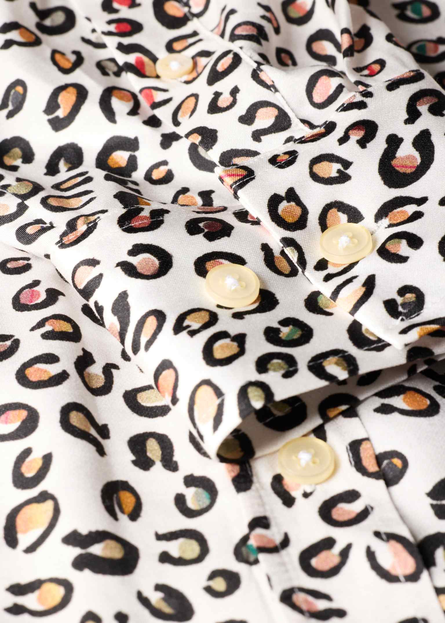 Women's Ecru 'Animal' Print Shirt