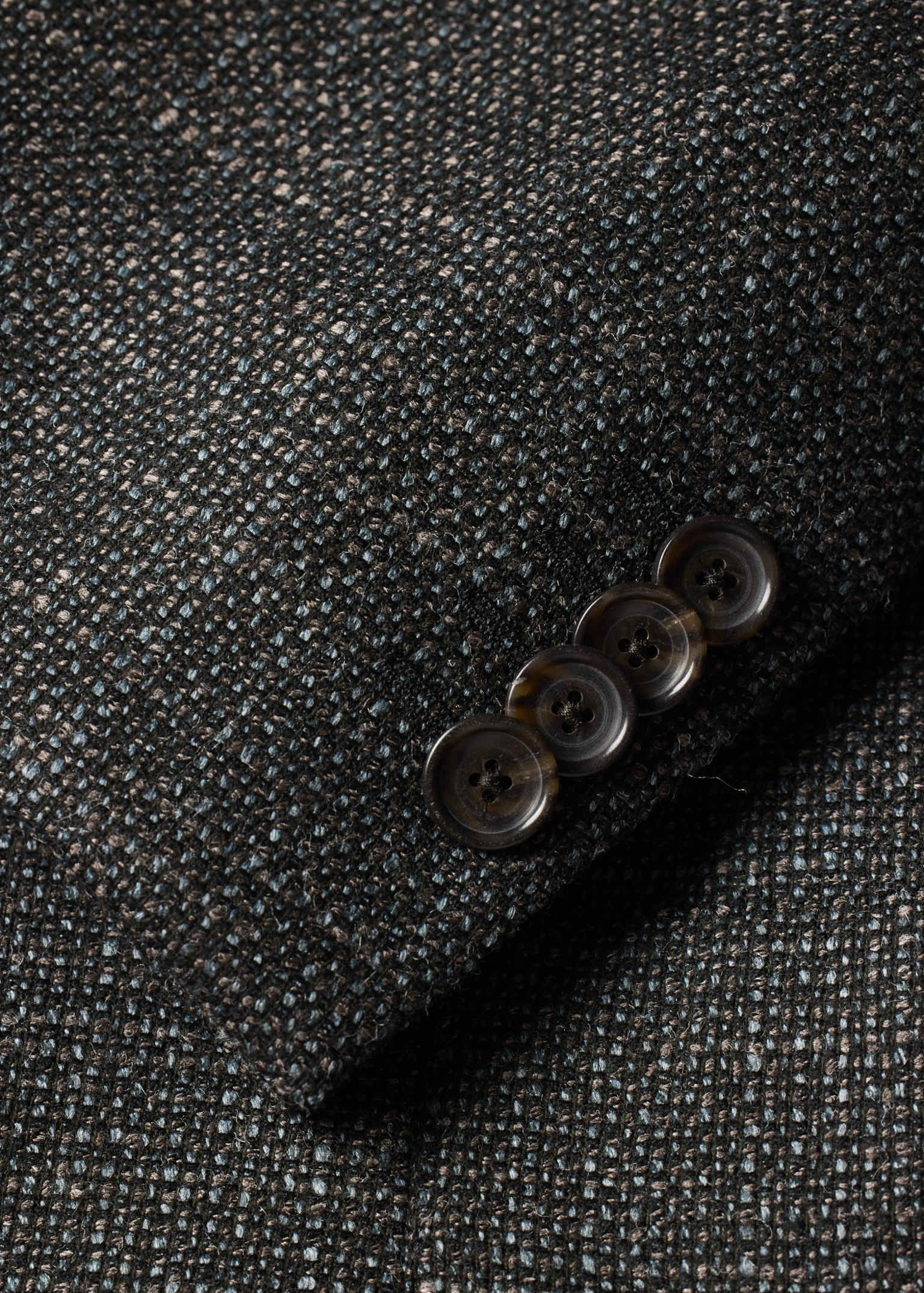 Men's Grey Wool-Silk Buggy-Lined Blazer