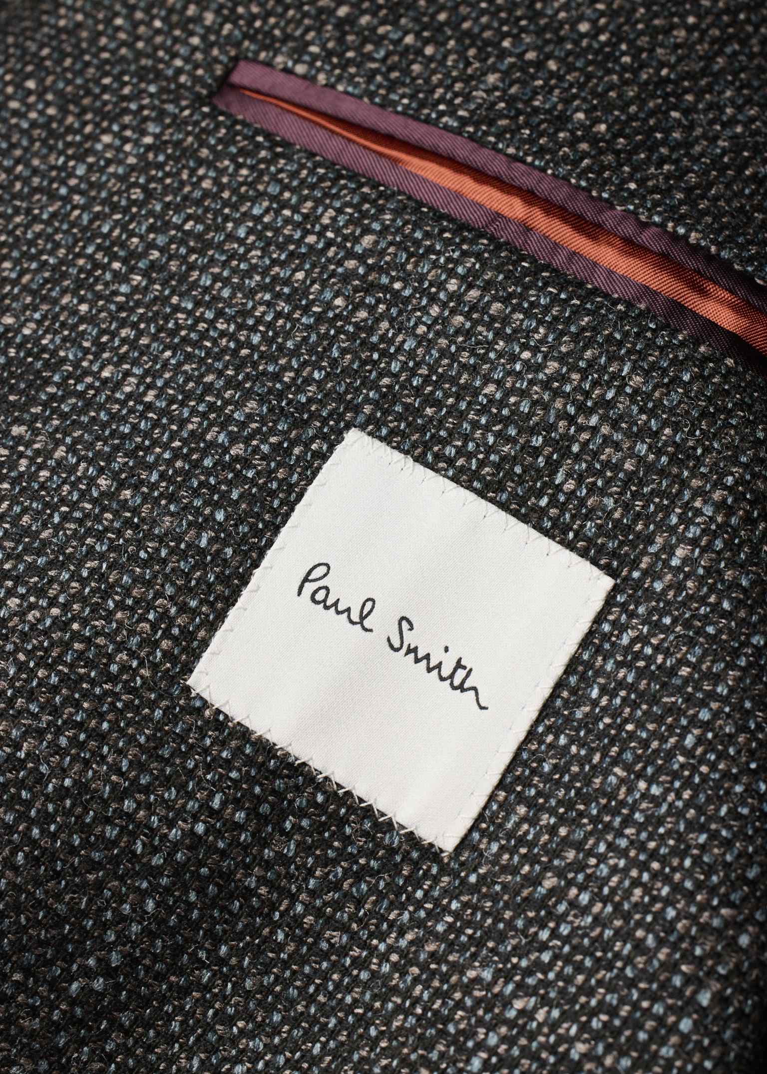 Men's Grey Wool-Silk Buggy-Lined Blazer