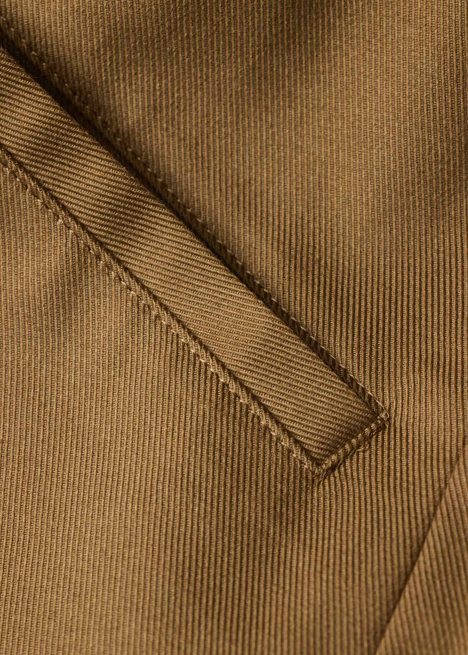 Men's Tan Lyocell-Cotton Twill Work Jacket