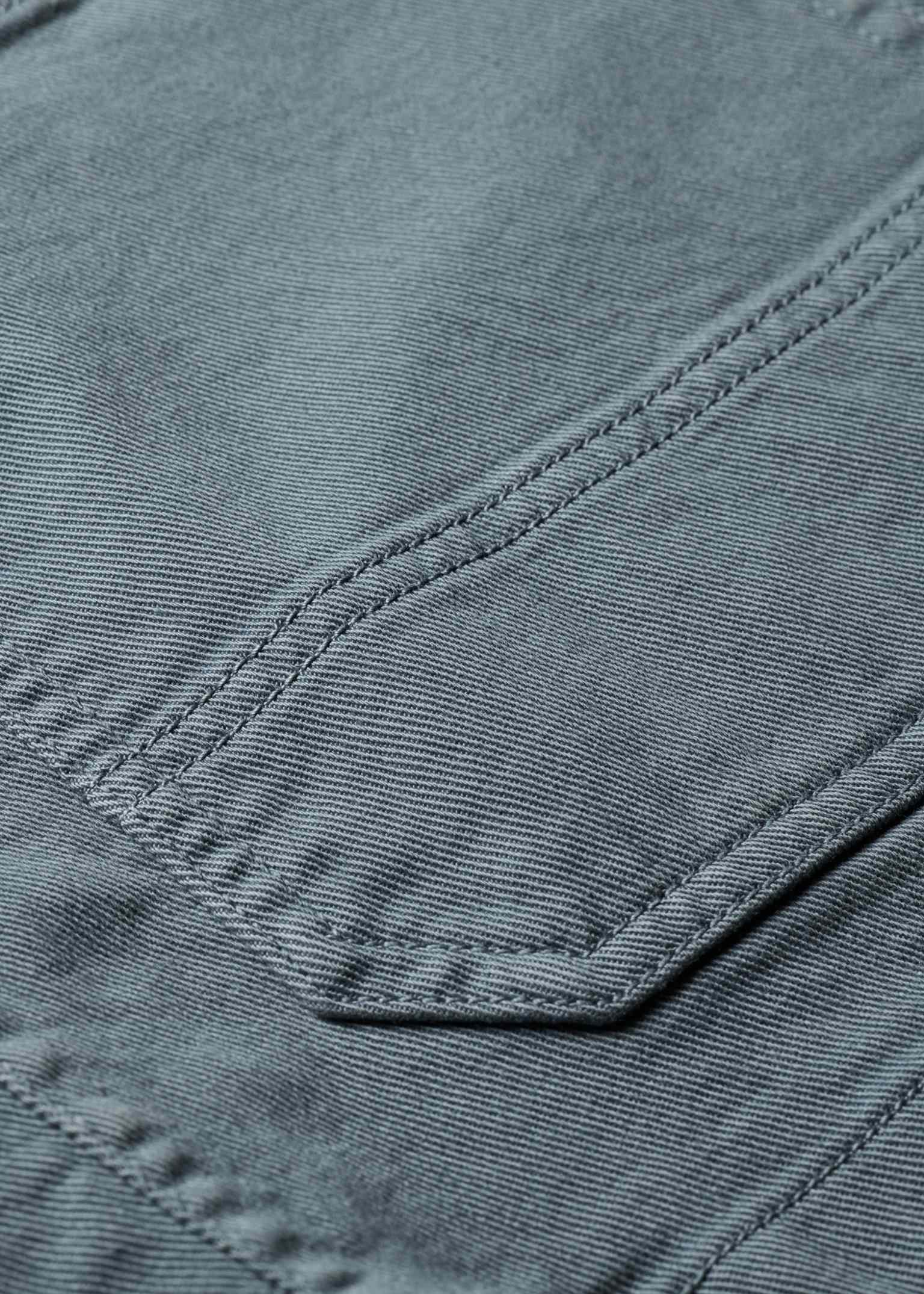 Men's Powder Blue Garment-Dyed Denim Work Jacket