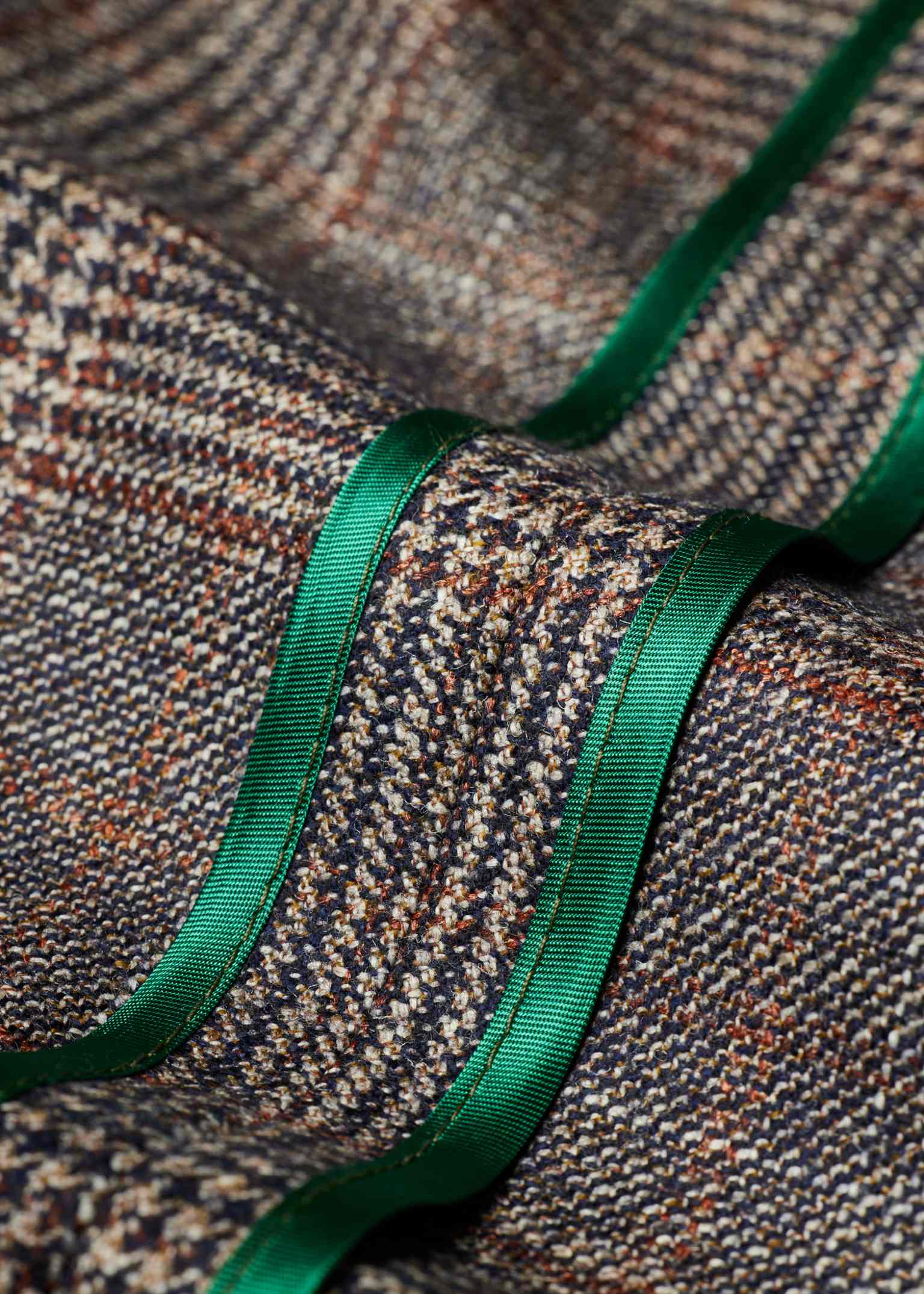 Men's Tan Check 'Silk Air' Buggy-Lined Blazer