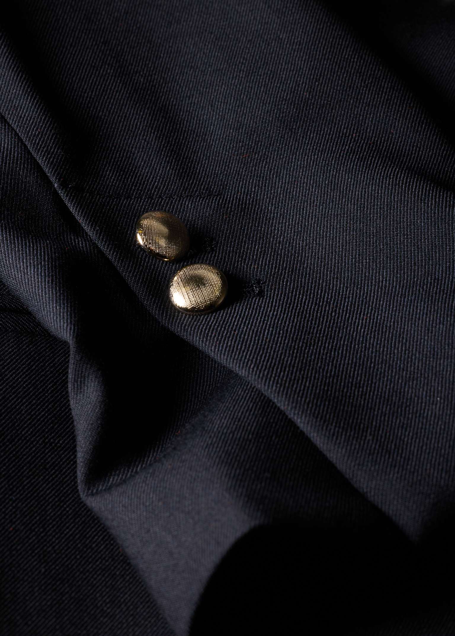 Women's A Suit To Travel In - Navy Collarless Tailored Jacket