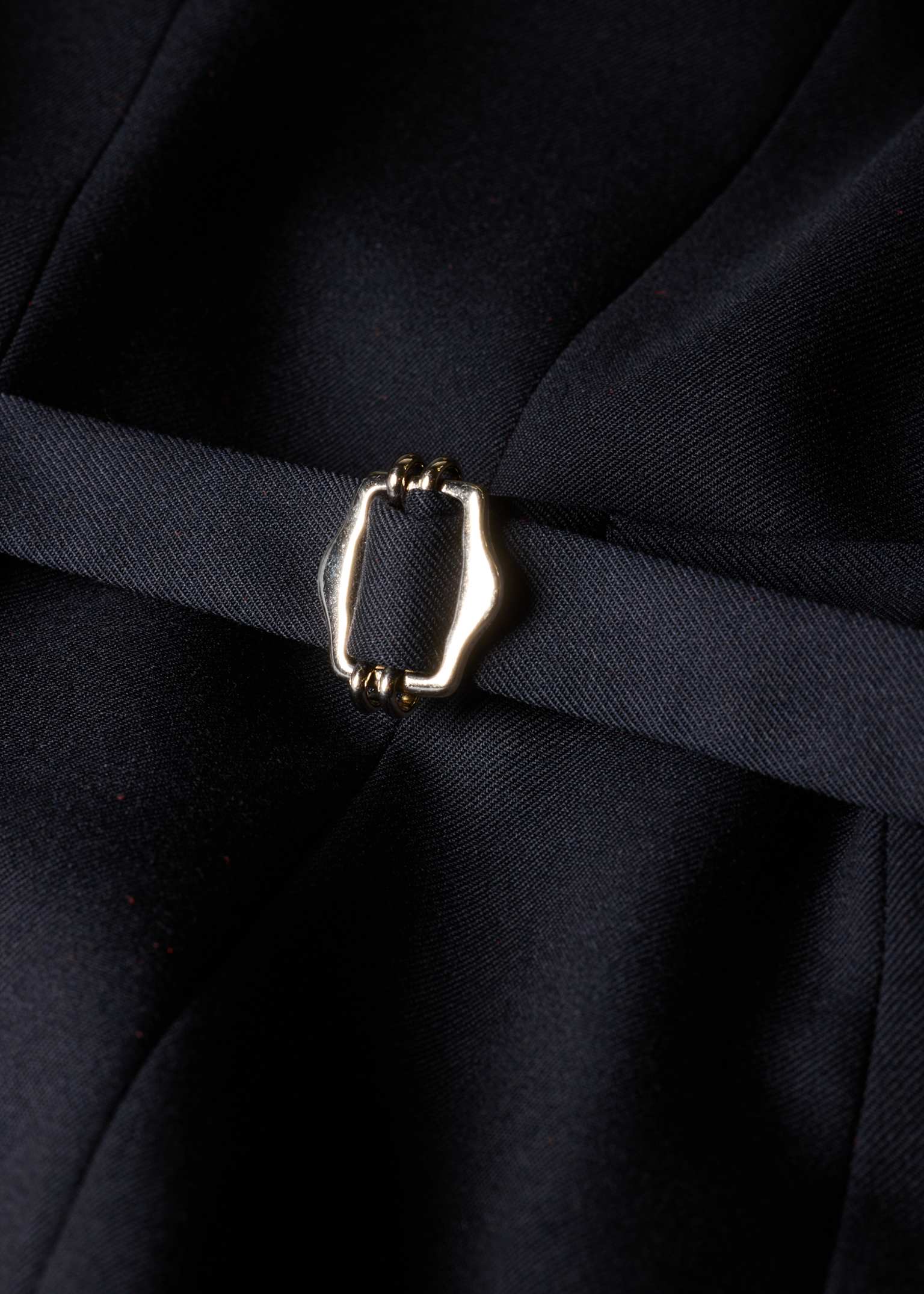 Women's A Suit To Travel In - Navy Collarless Tailored Jacket