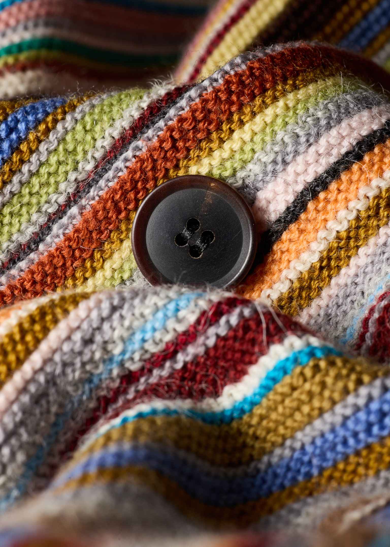 Men's 'Signature Stripe' Merino Wool-Blend Cardigan