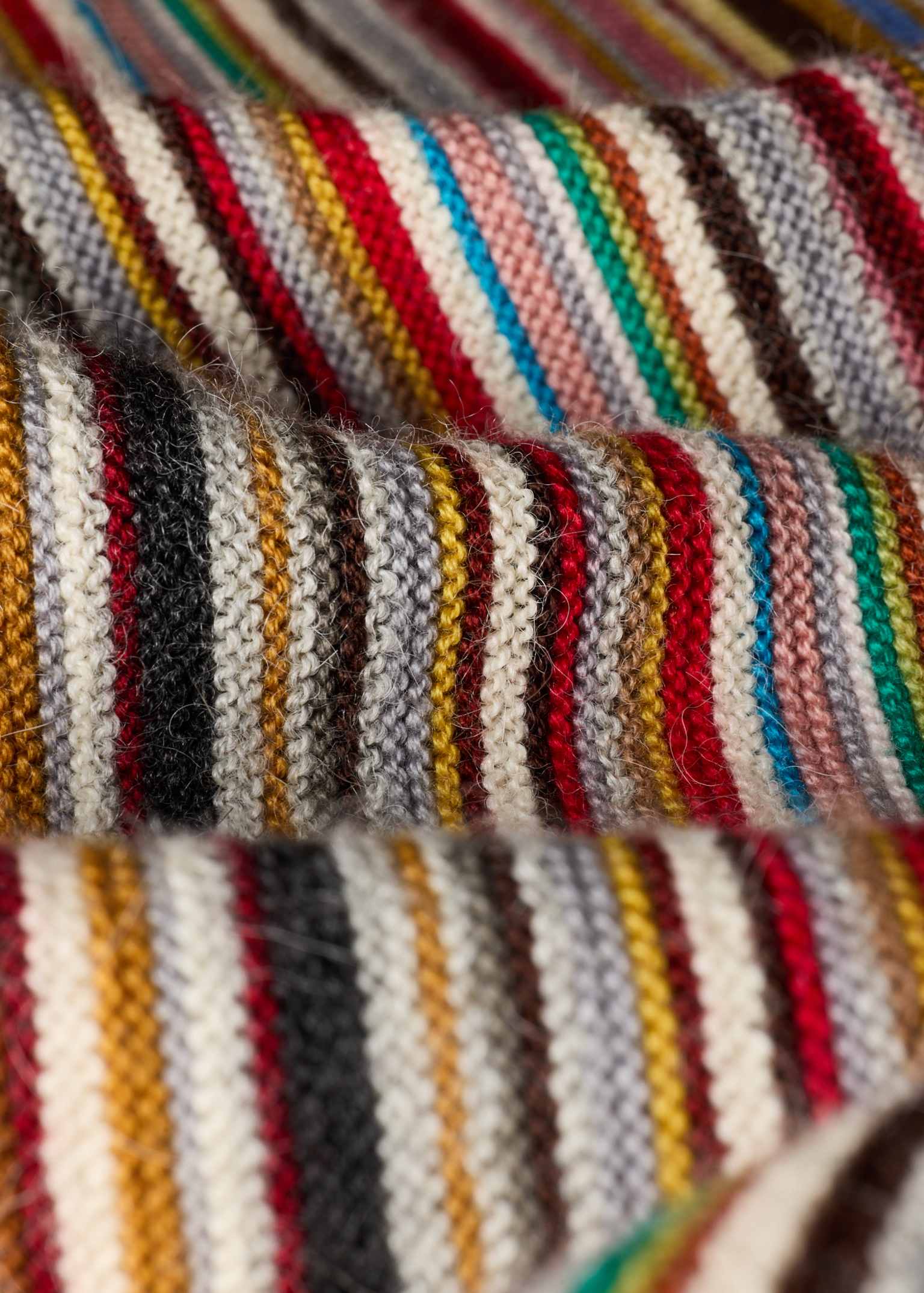 Men's 'Signature Stripe' Merino Wool-Blend Cardigan