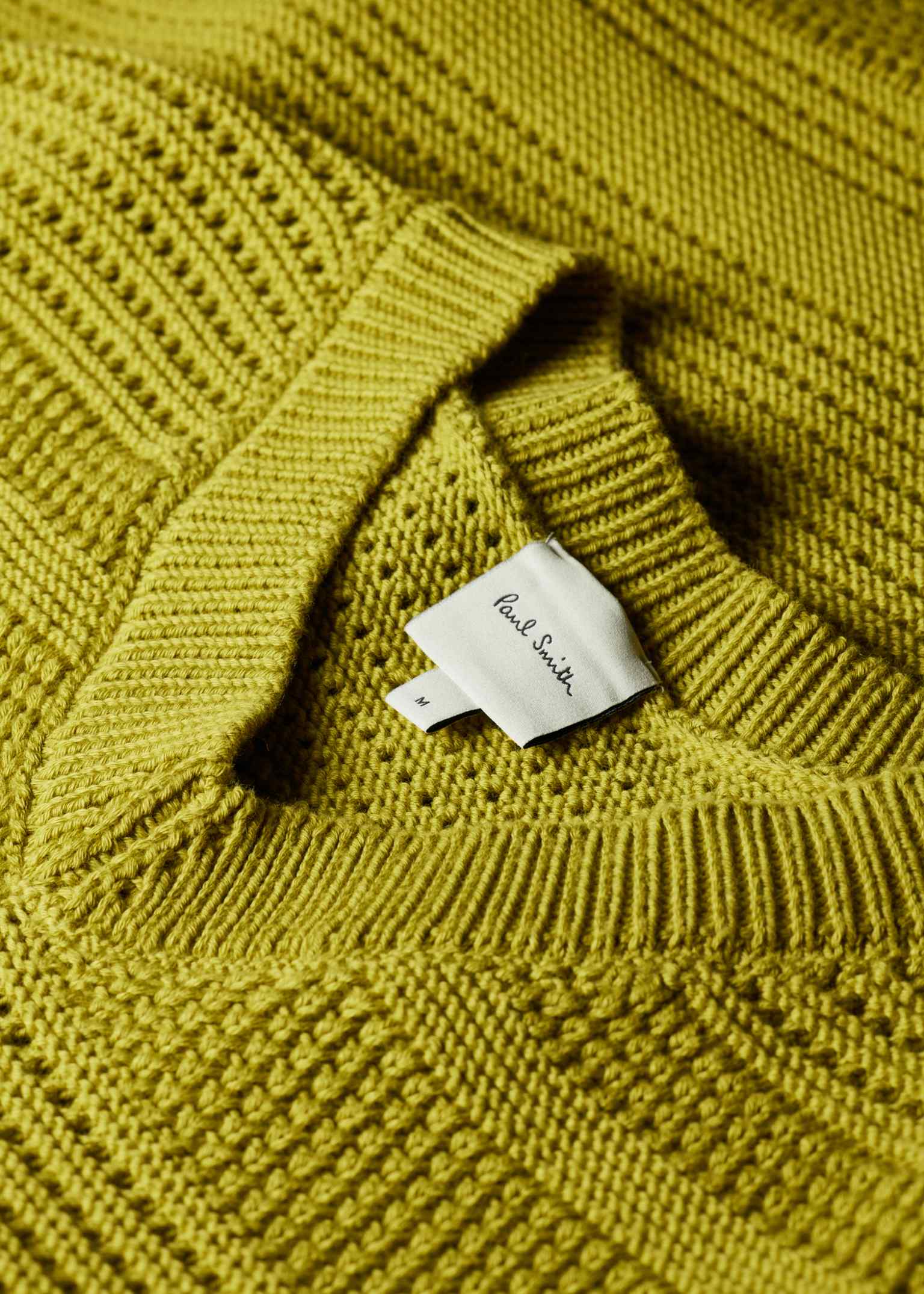 Men's Lime Textured Cotton Knitted Vest