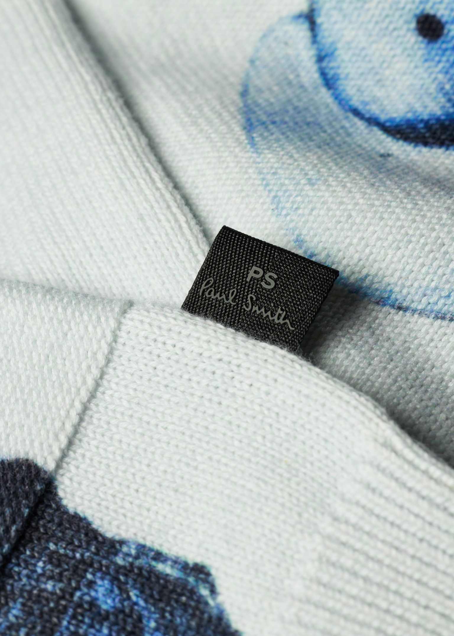 Men's Light Blue 'Sunbleached Snaps' Print Sweater